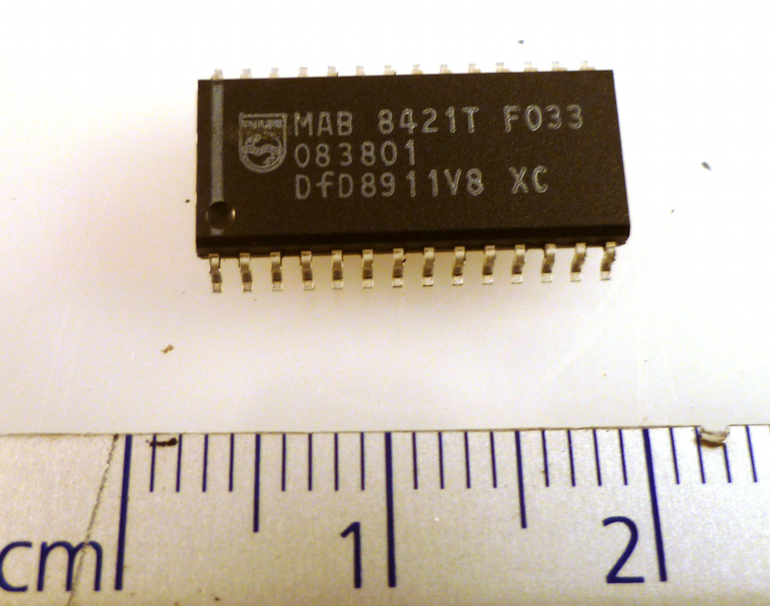 Genuine Philips MAB8421 SINGLE-CHIP 8-BIT MICROCONTROLLER OMS1-13 ...