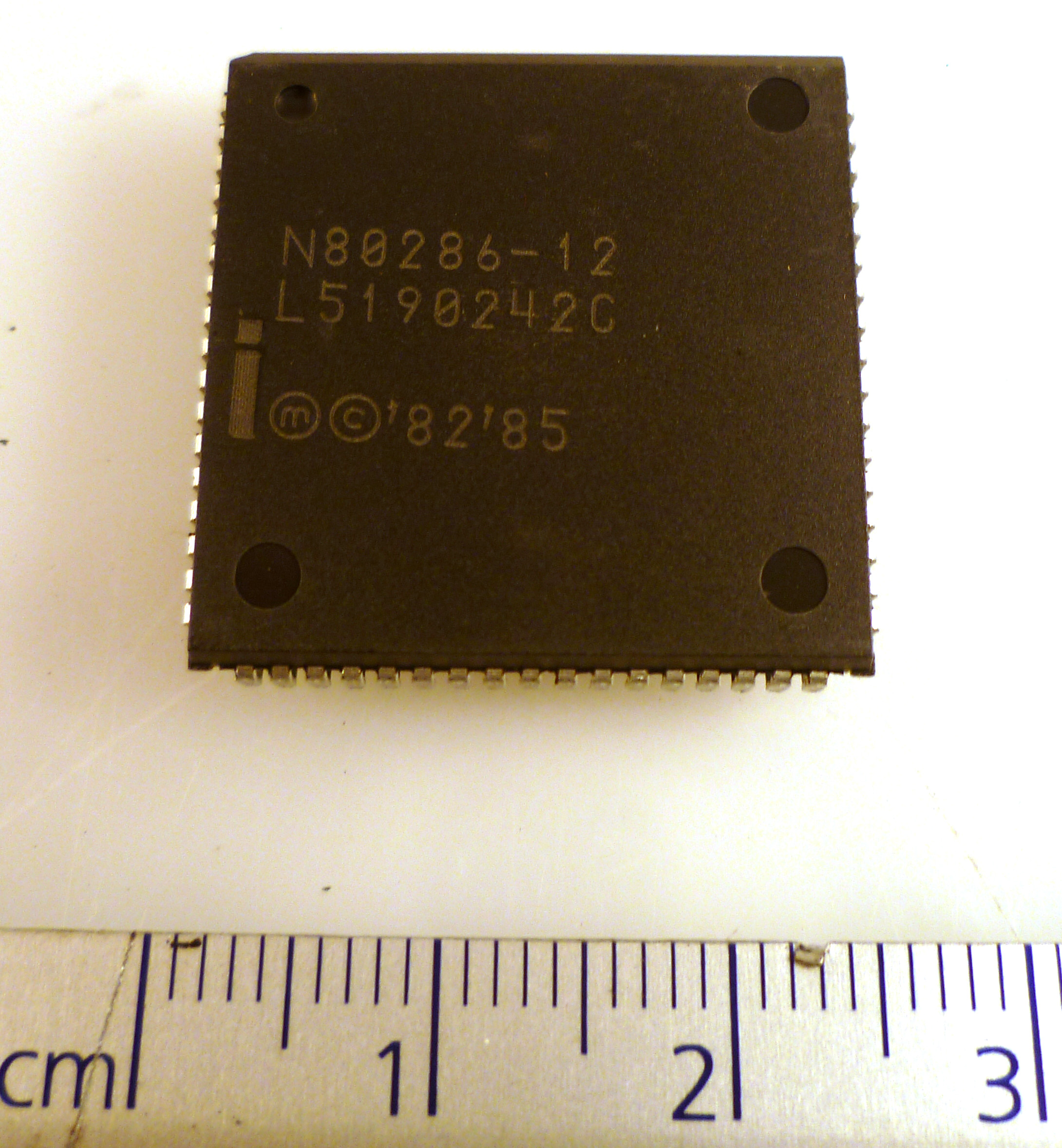 Genuine Intel N80286-12 16-bit Microprocessor PLCC68 OMS1-14 | Rich ...