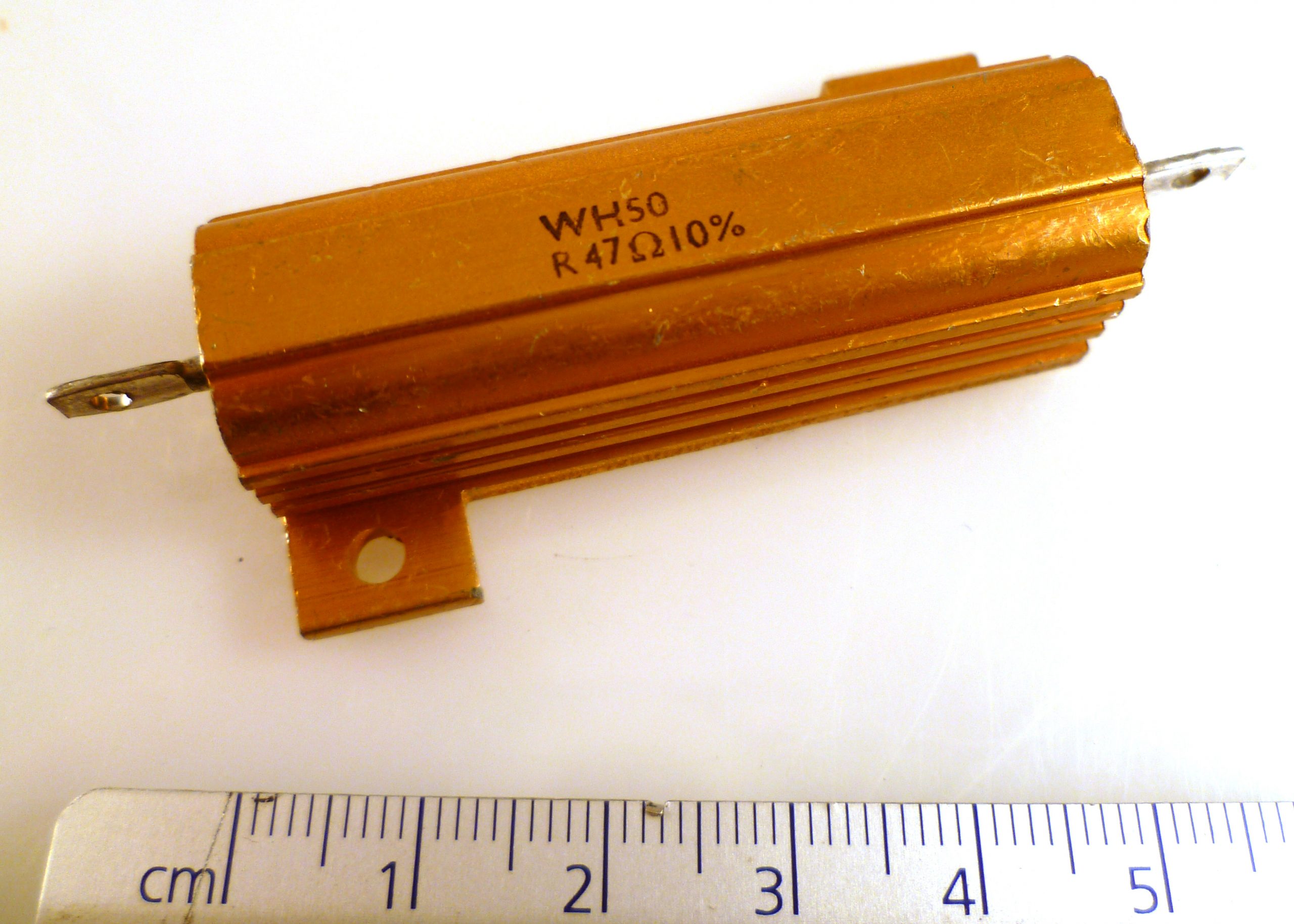 Welwyn WH50 50Watt R47 0.47 Ohm Wirewound Aluminium Clad Resistor MBL2 ...