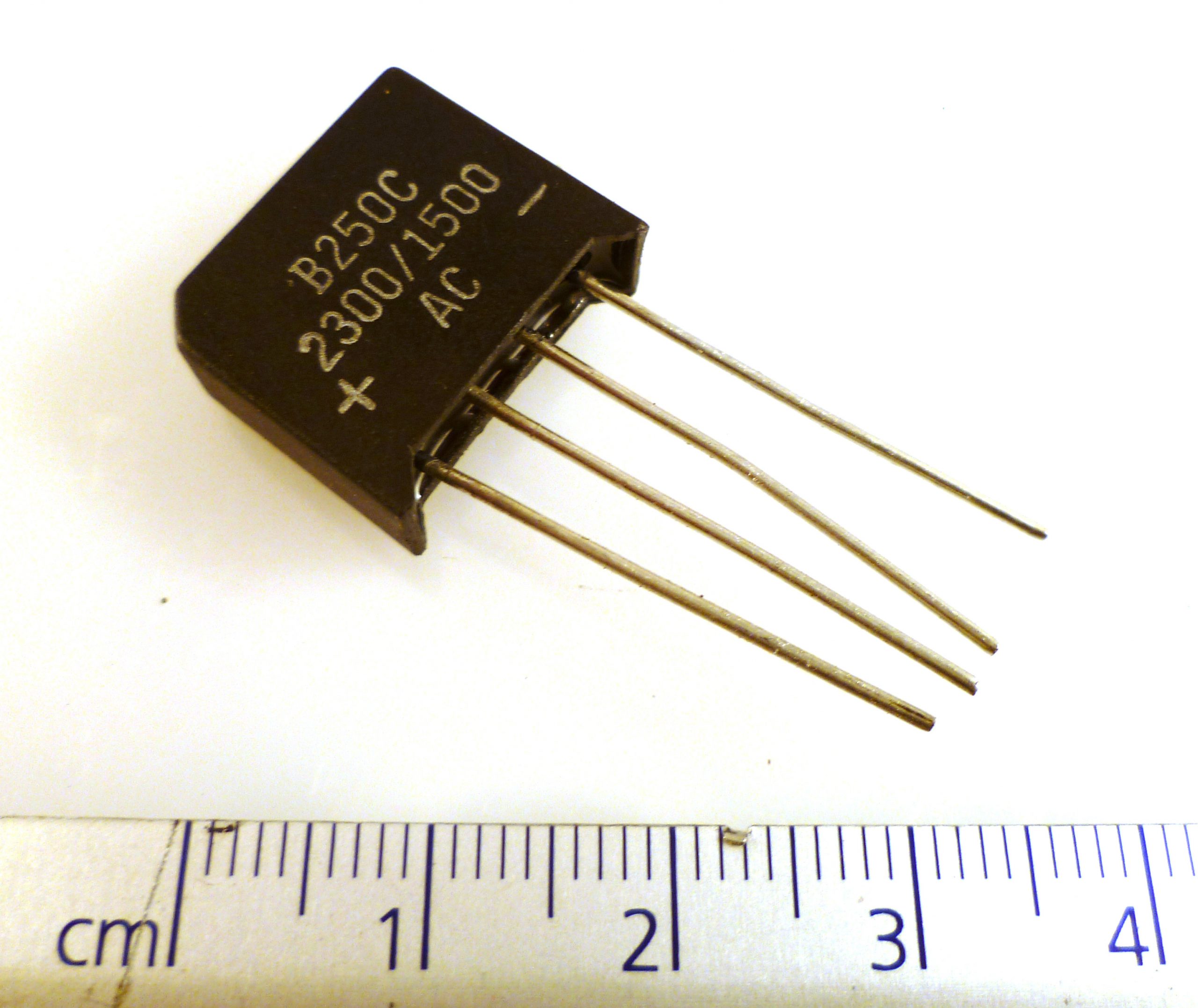 B250C 2300/1500 AC Bridge Rectifier 250V 1.5A 4 Pin In Line OMB2-02A1 ...