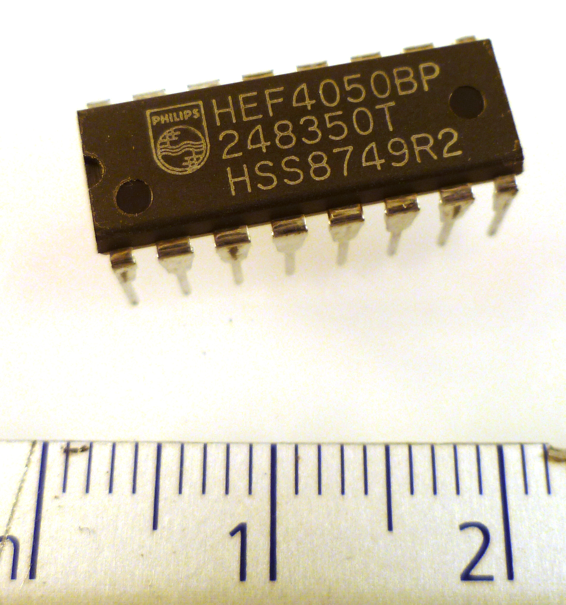 Philips HEF4050BP HEX Digital Buffer Non-inverting 6 Channel CMOS 16PDIP OMS1-53 | Rich Electronics