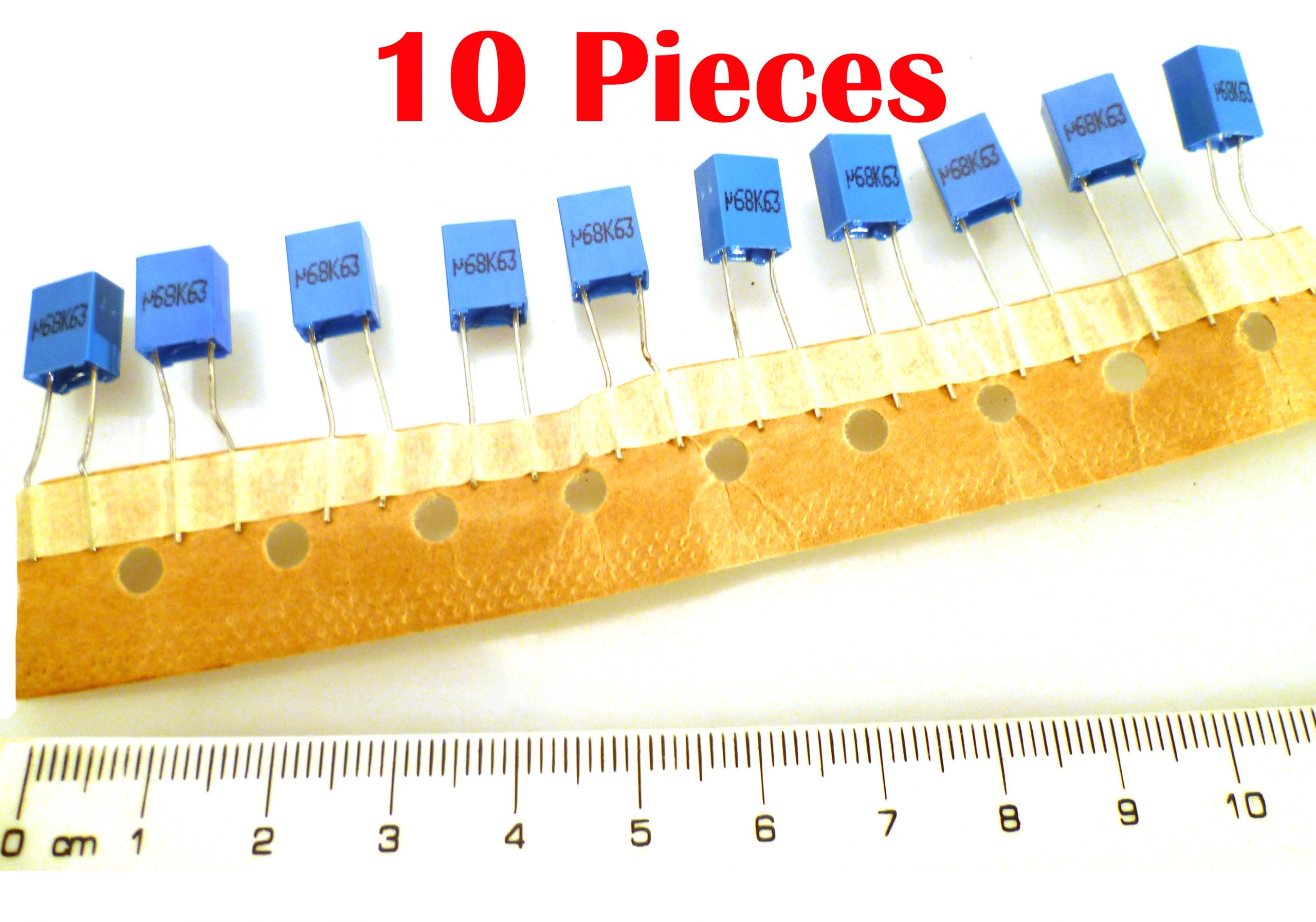 Epcos Polyester Boxed Capacitor 680nf 63V 10% 10 Pieces MBA013H | Rich ...