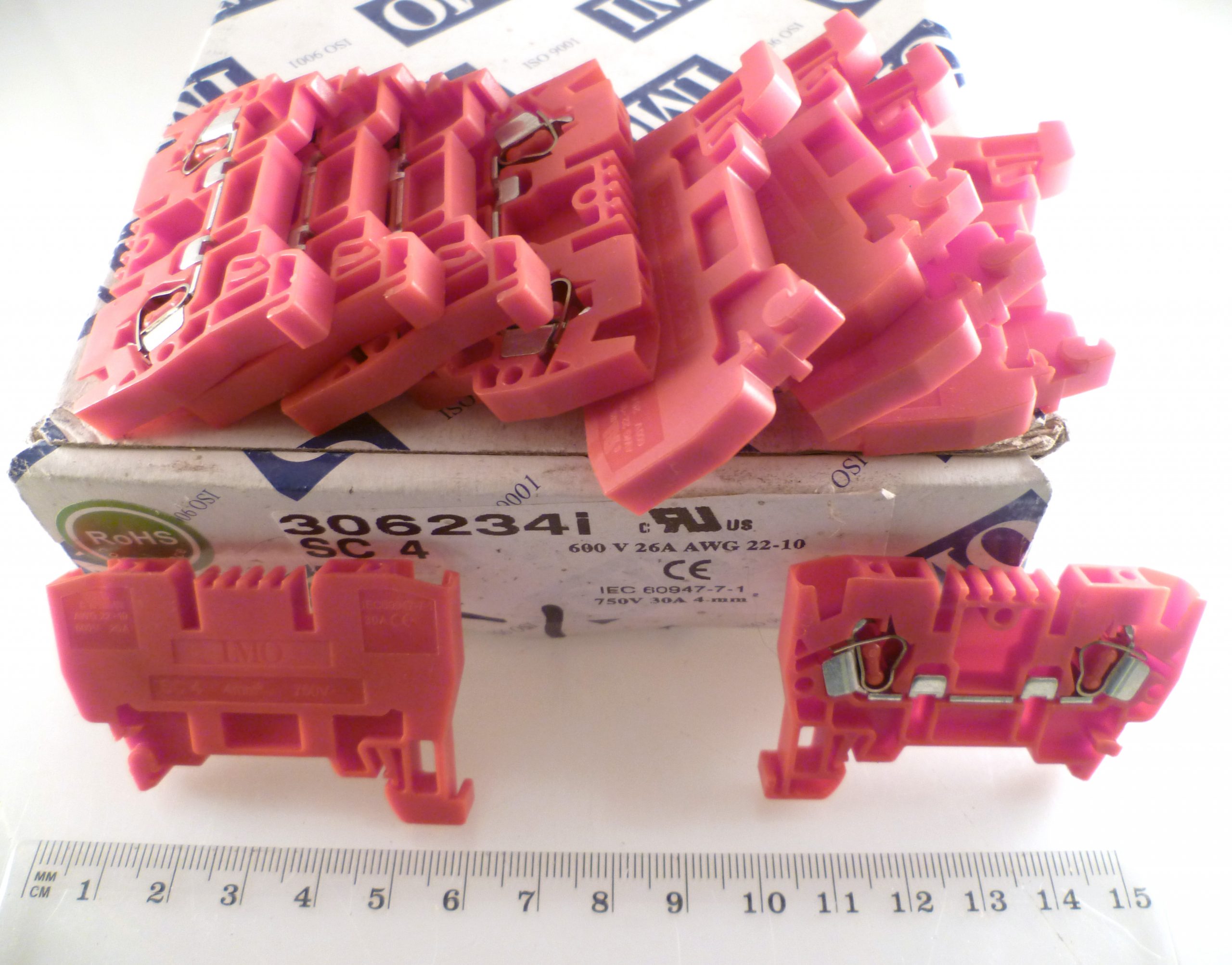 IMO SCPE 10 336 250i Spring Clamp Earth Terminals EB5F4-2R | Rich ...