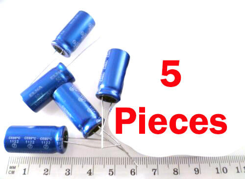 Elna RE3-50V102M Electrolytic Capacitor 50V 1000uF 85'C 5 Pieces ...