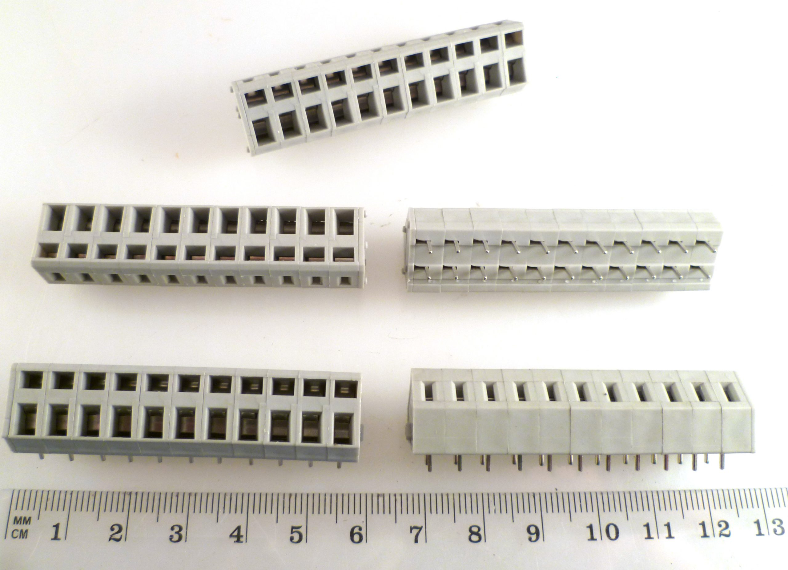 IMO 20.3000M/11 Way 5mm Pitch PCB Terminal Block 5 Pieces EB5H2-12 ...