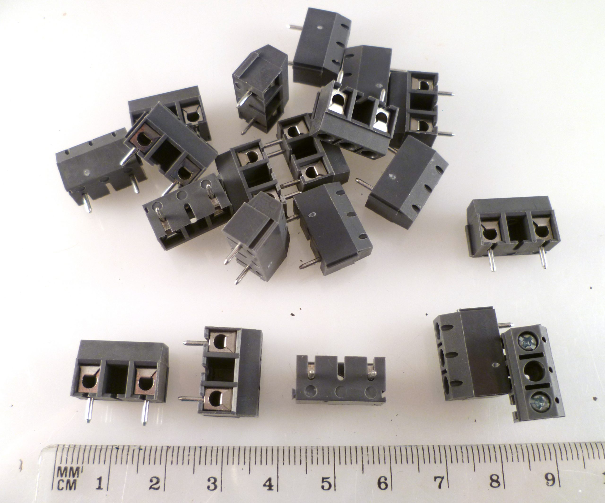 IMO 20.600M/2 Pole 300V 16A 10mm Pitch Terminal Block 20 Pieces EB5M1-1 ...