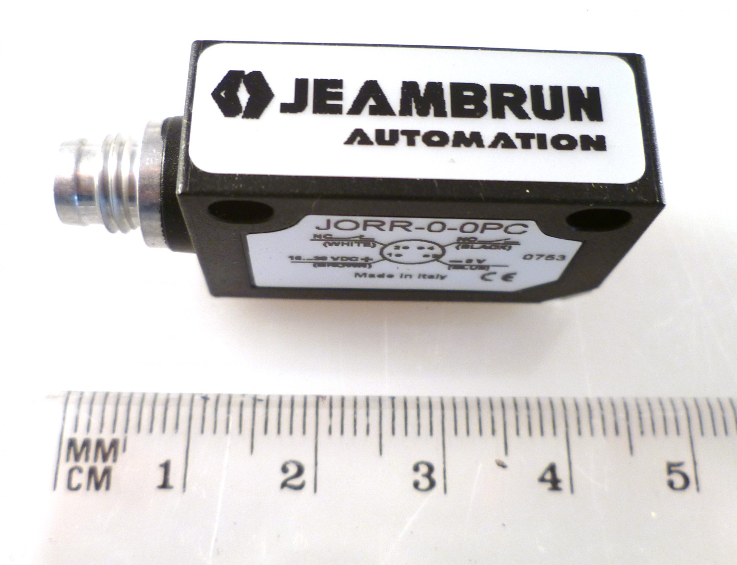 Jeambrun JORR-0-0PC Sensor 10-30VDC 100mA EB5N3-7 | Rich Electronics