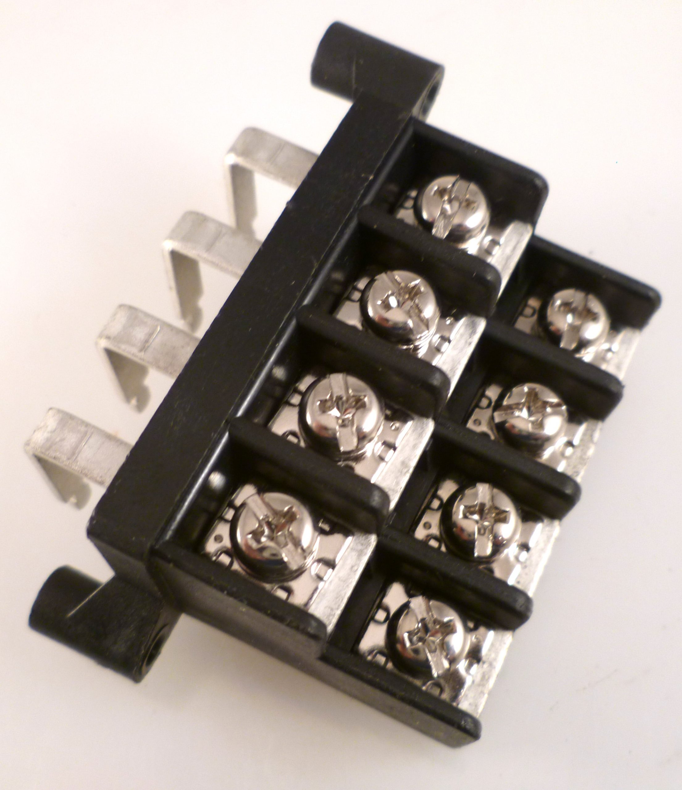 IMO 23.023/08 Terminal Block 2 Tier 8 Way R/Angled PCB 10AWG 30A ...