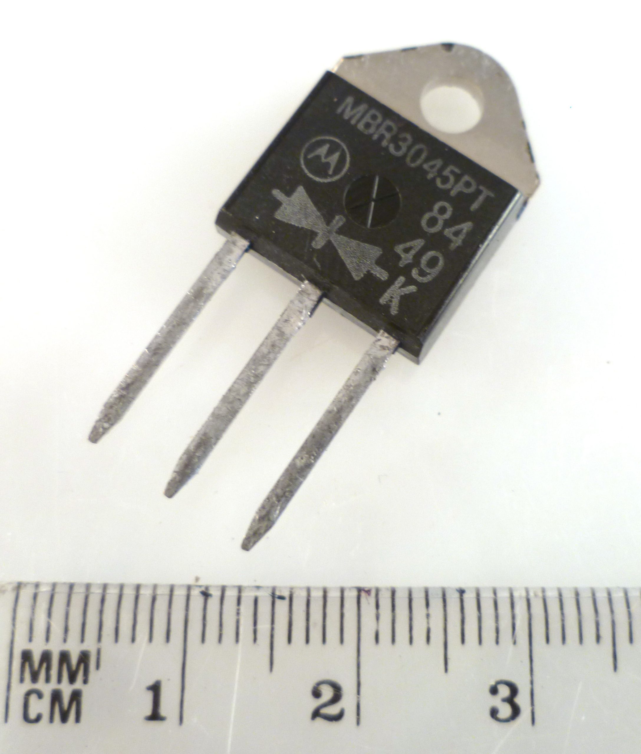 Motorola MBR3045PT Diode Schottky 1 Phase 2 Element 30A 45V EB4J2-12A ...