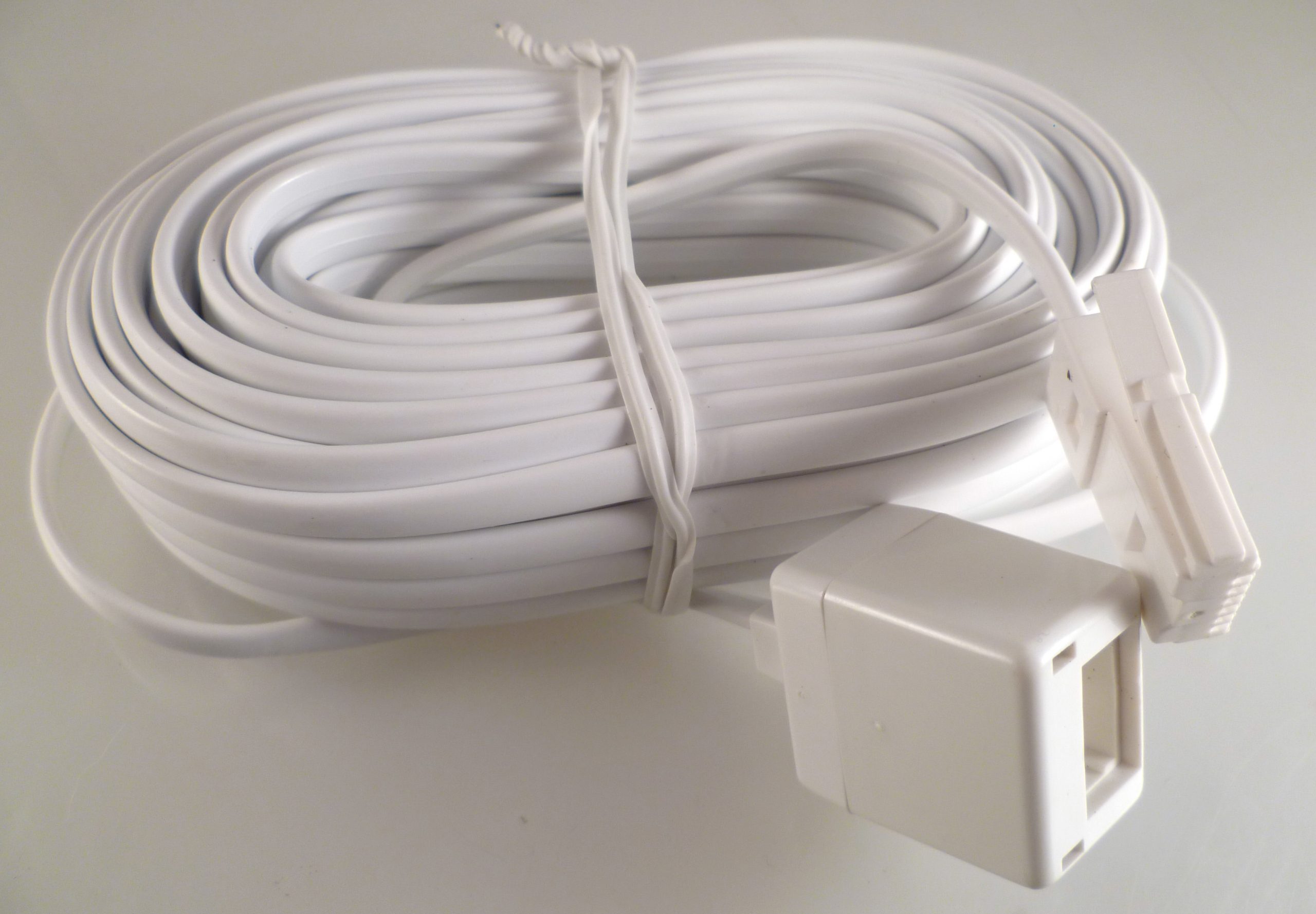 BT Telephone Plug to Socket 10 Metre Extension Lead EBR71D-19 | Rich ...
