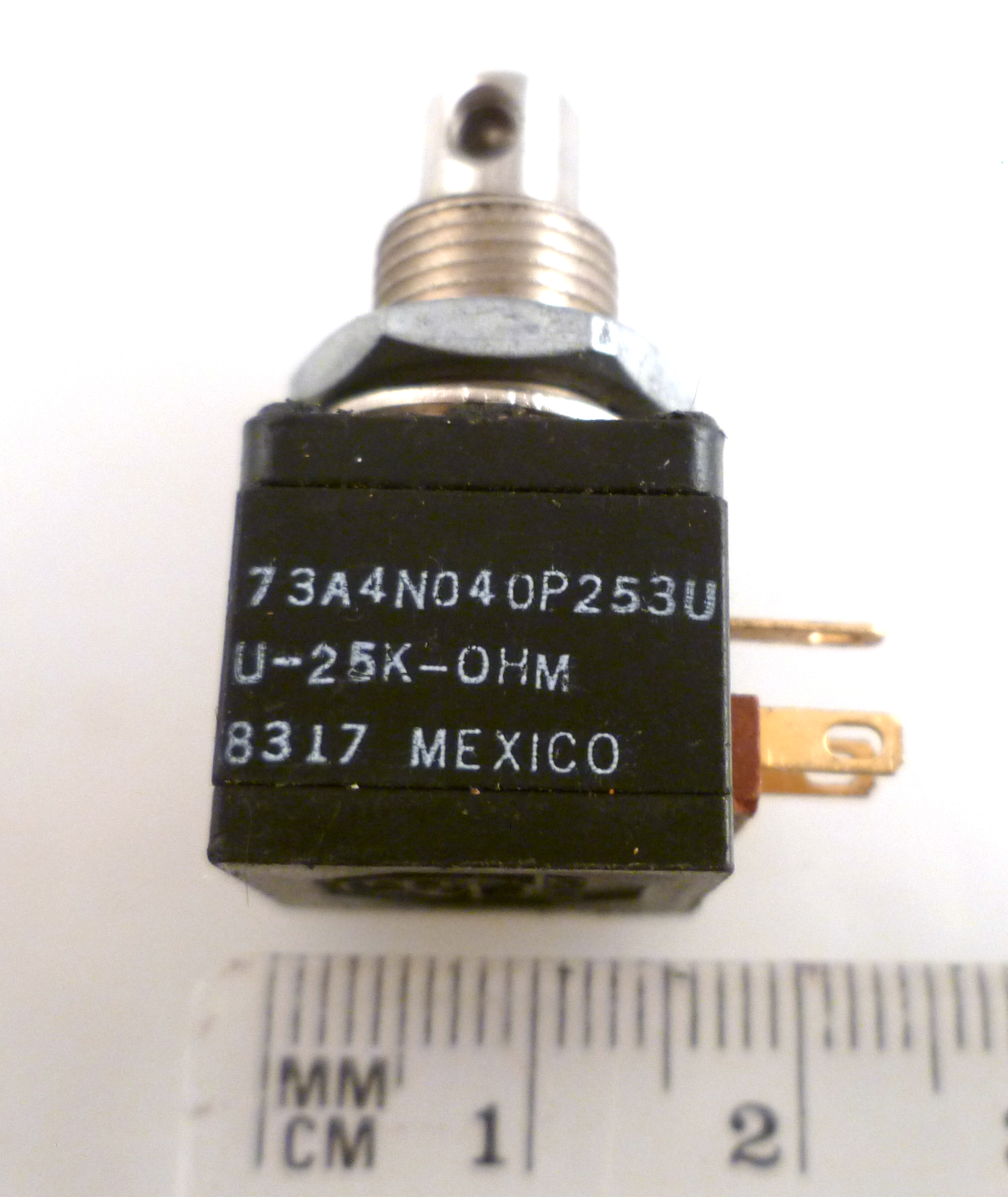 Allen Bradley Mod Pot 73A4N040P253U-25K Ohm 350Vdc MBD010J | Rich ...