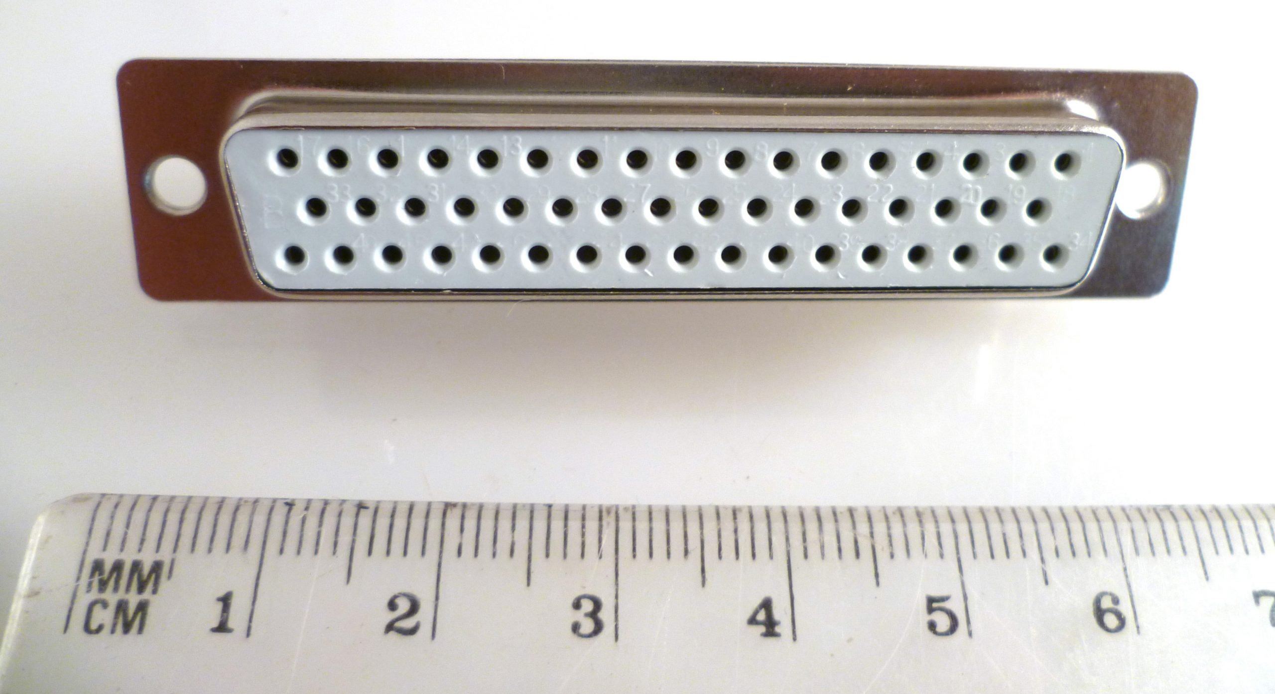 D Type 50 Way Socket Solder Bucket Panel Mount MBH011C2 | Rich Electronics