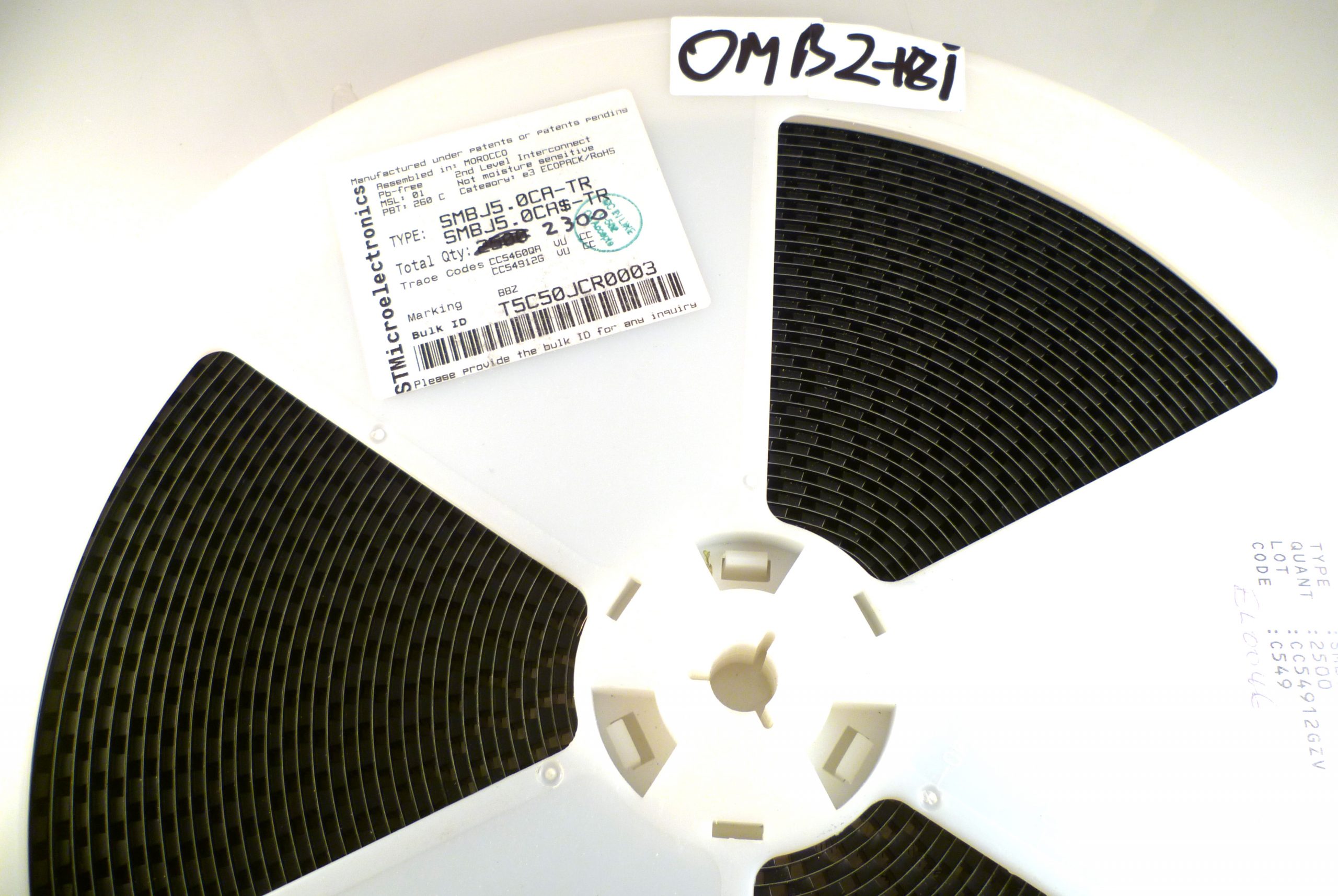 ST SMBJ5.0CA-TR TVS Diode 600W 5V Bidirectional 5 Pieces OMB2-18i | Rich Electronics