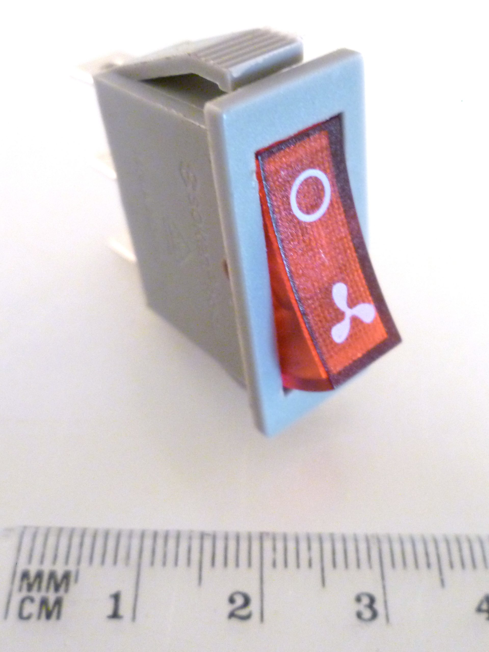 Soken RK1-16 Fan Rocker Switch Red 16A 250VAC T100/55 SPCO OM0293Z3 ...