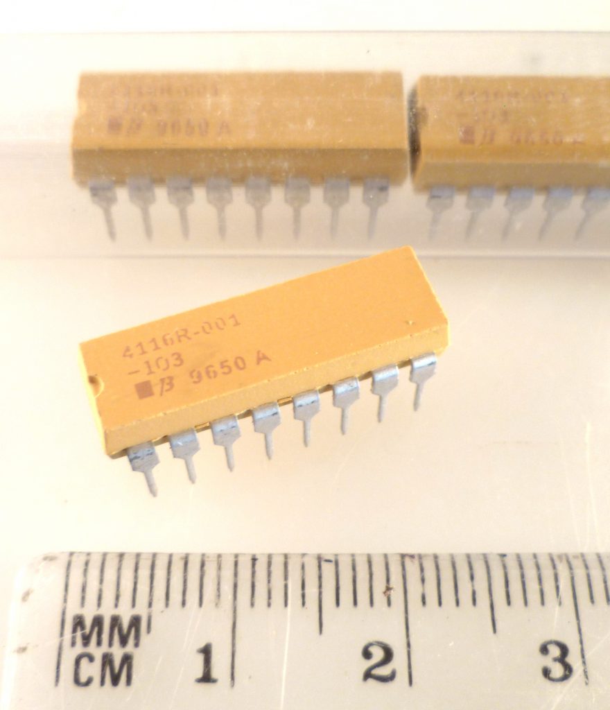 Bourns Resistor Network 4116R-001-103-10K Ohms 16 PDIP OM1073A | Rich ...