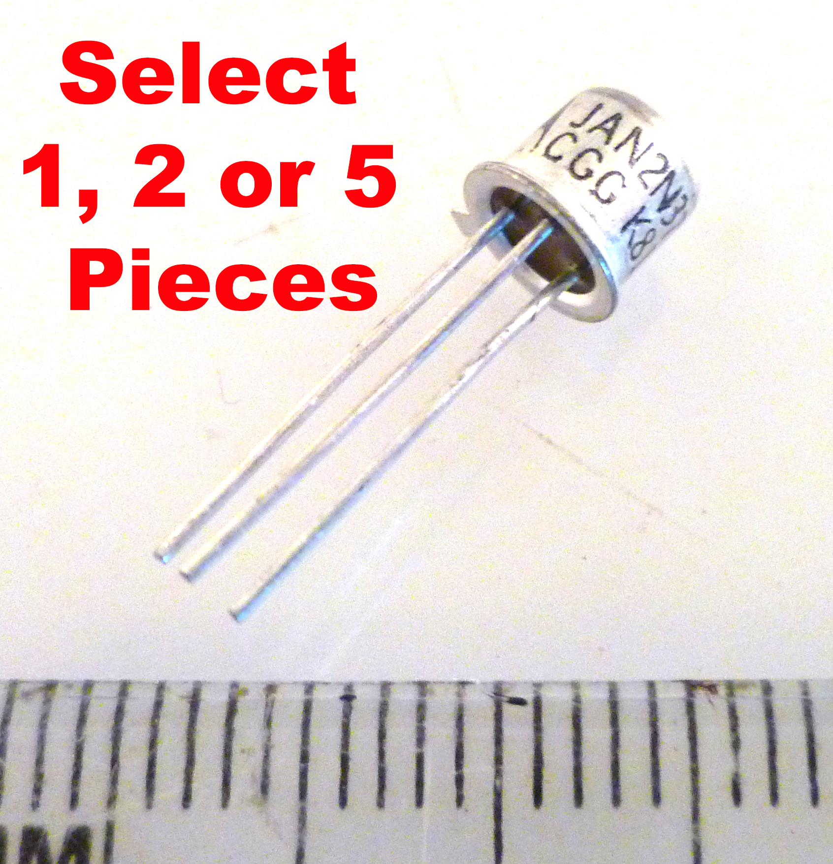 Motorola JAN 2N3700 Small Signal Milspec NPN Transistor TO18 MBL2-25X ...