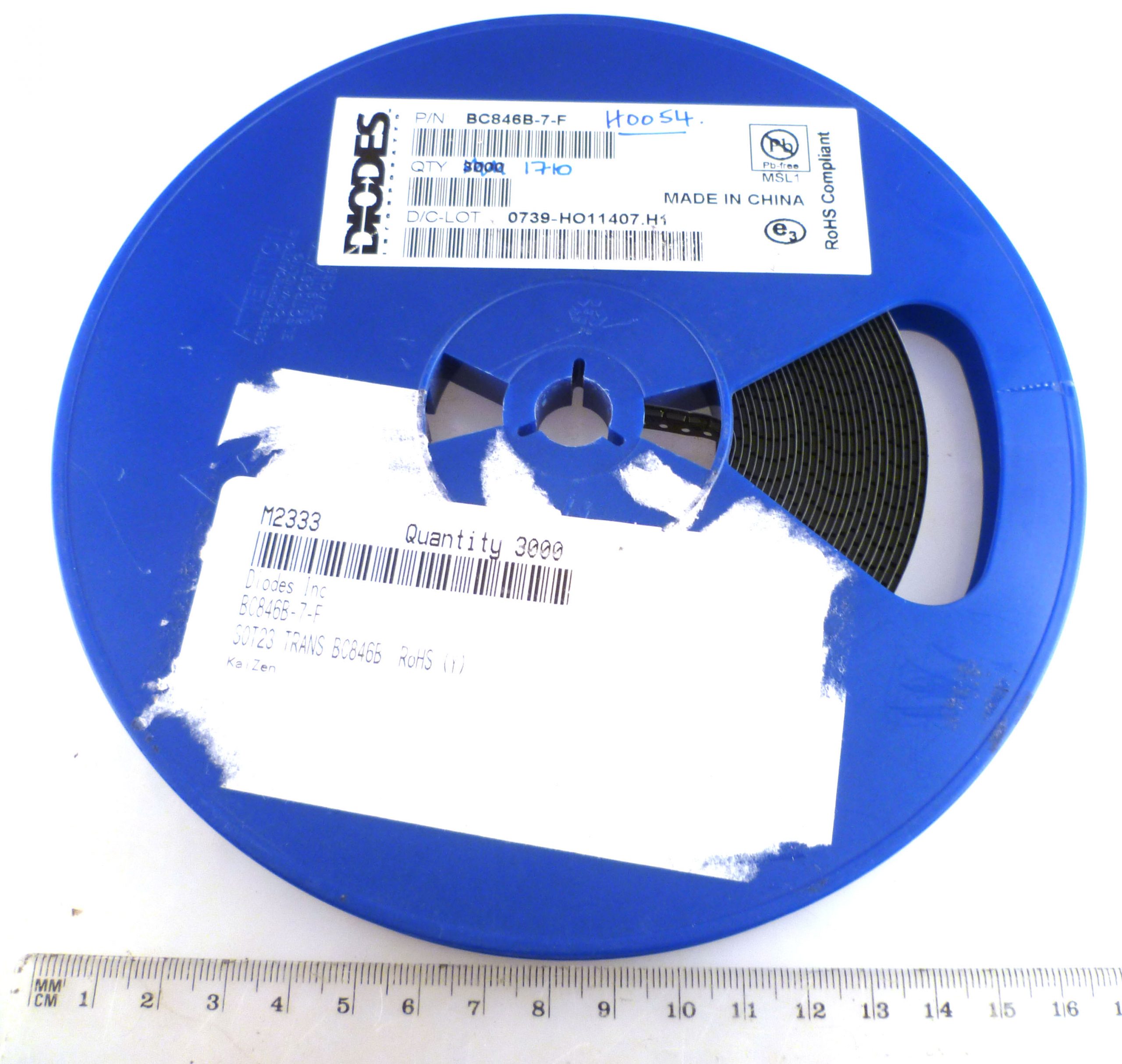 Diodes Inc. BC846B-7-F Bipolar (BJT) Transistor PNP SOT23 10 Pieces ...