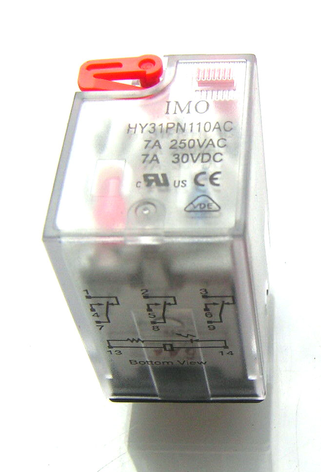 IMO Relay HY31PN110AC Coil 7A 250VAC/30VDC 3PCO MBB024B | Rich Electronics