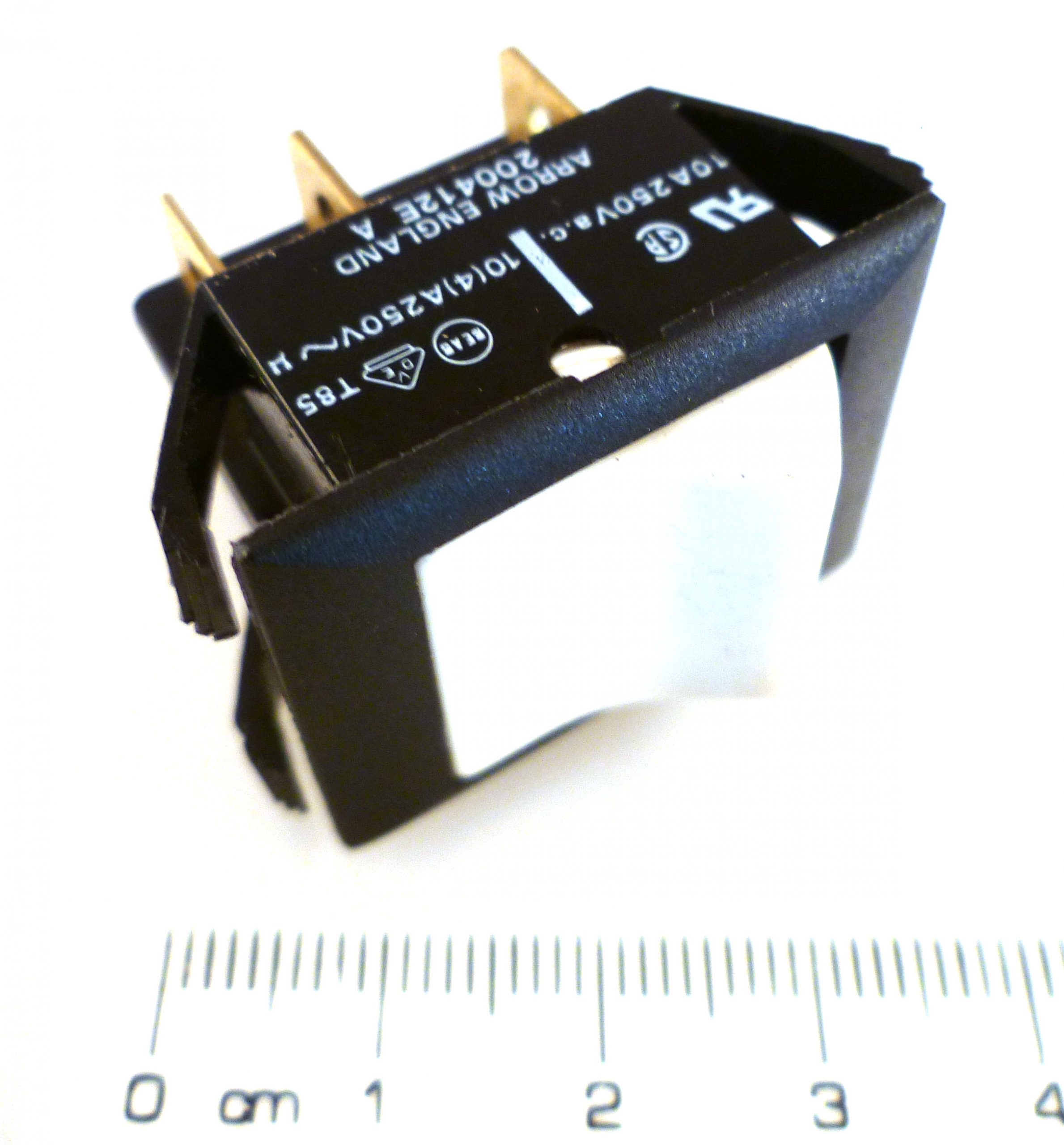 Arrow England 200412EA Switch White Rocker 10A 250VAC DPDT OnOffOn ...