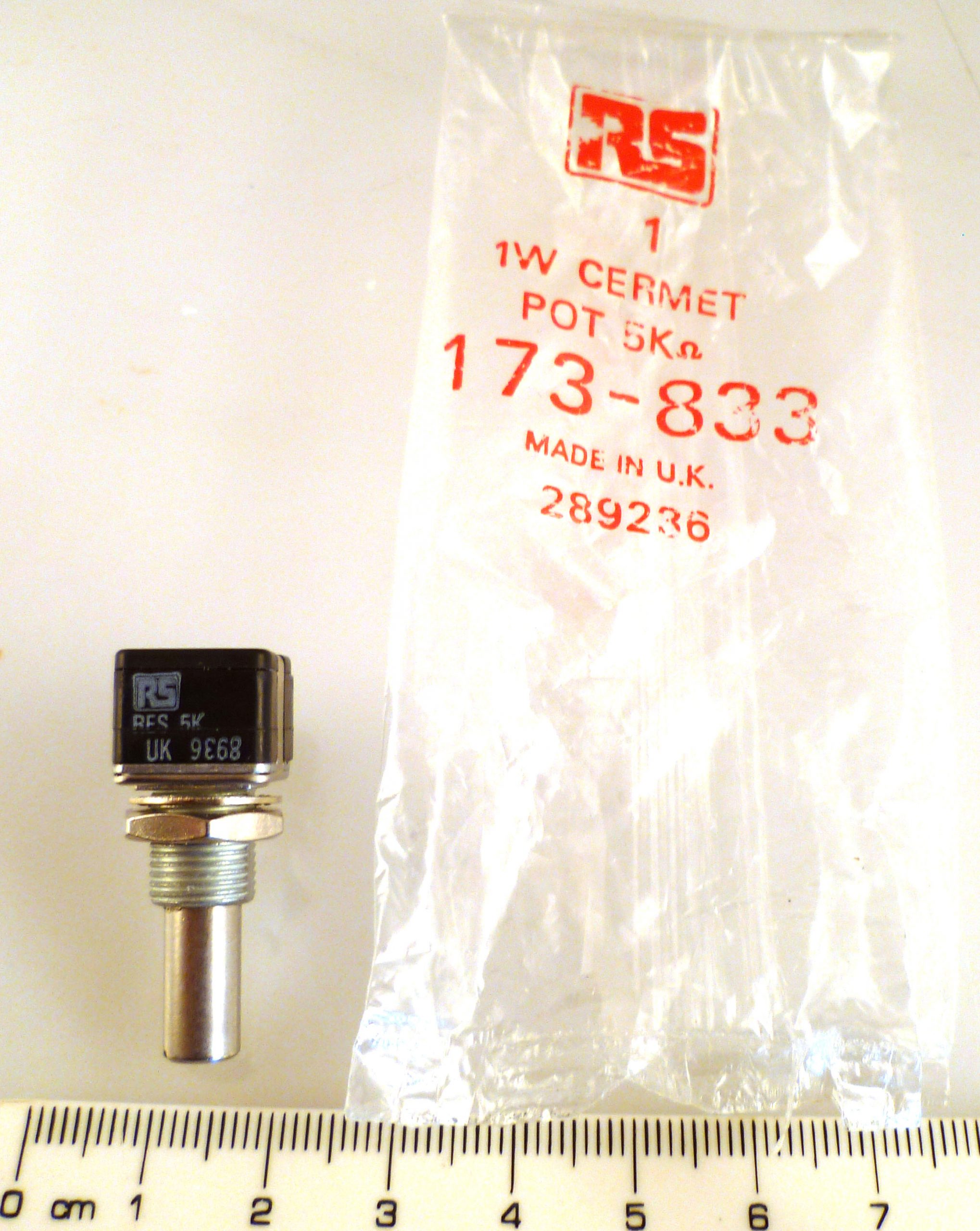 Spectrol 149-4153-502 Cermet Potentiometer 5K Lin Ohm OM1055B | Rich ...