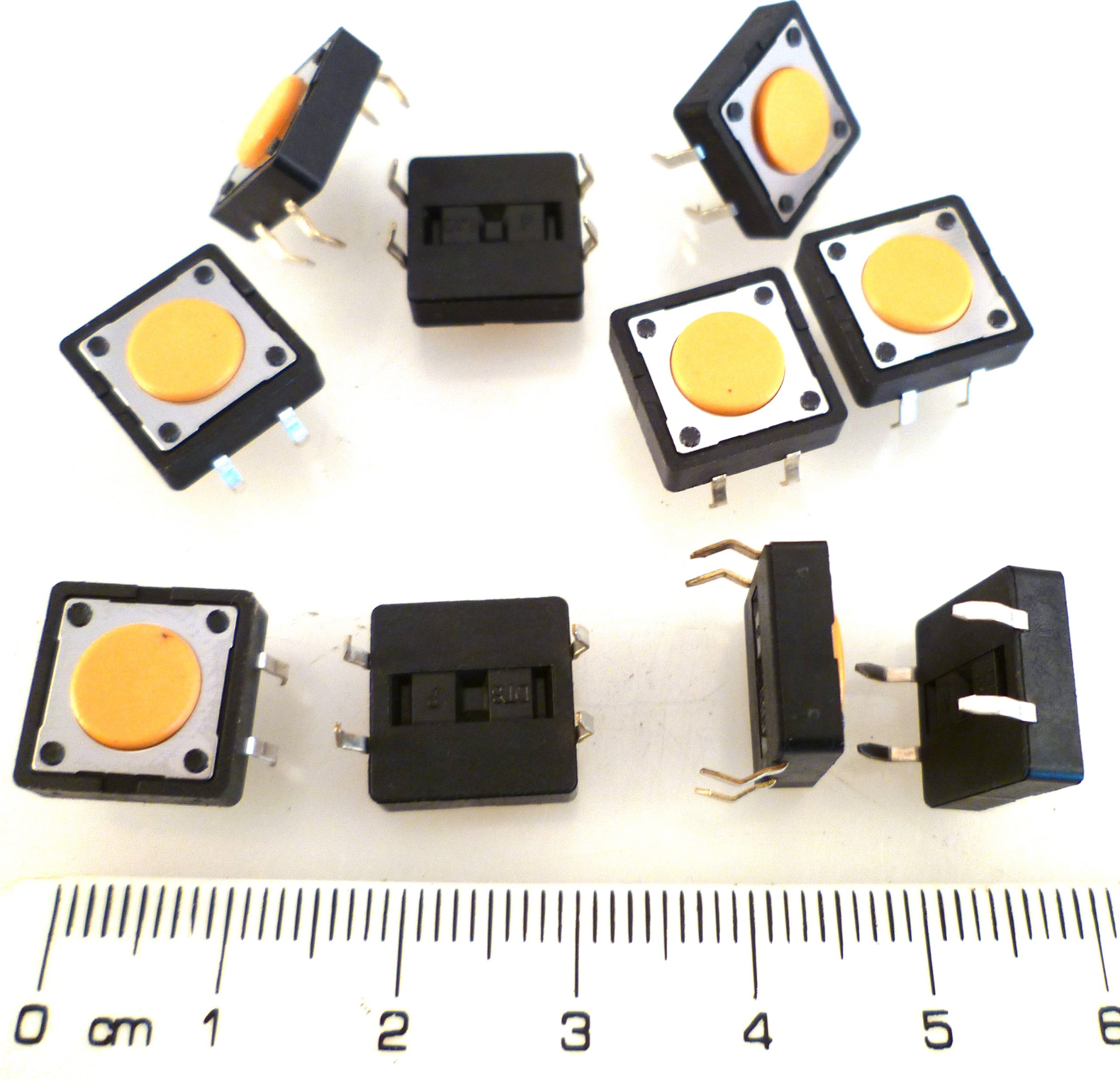 Diptronics DTS-21S Tactile Switch 448122C 12x12mm SPNO 10 Pieces ...