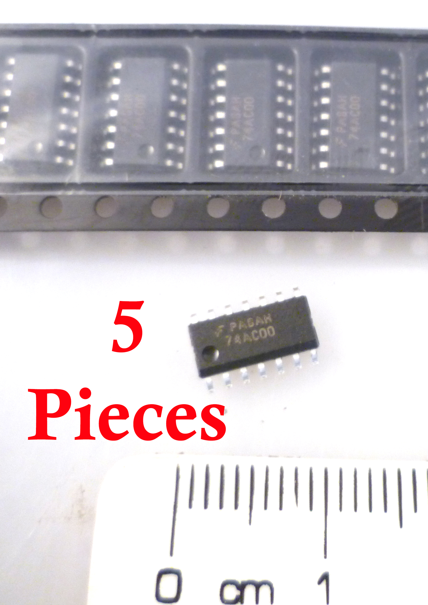 Fairchild 74AC00SCX Quad 2-Input NAND Gate SOIC-14 5 Pieces OT0006 ...