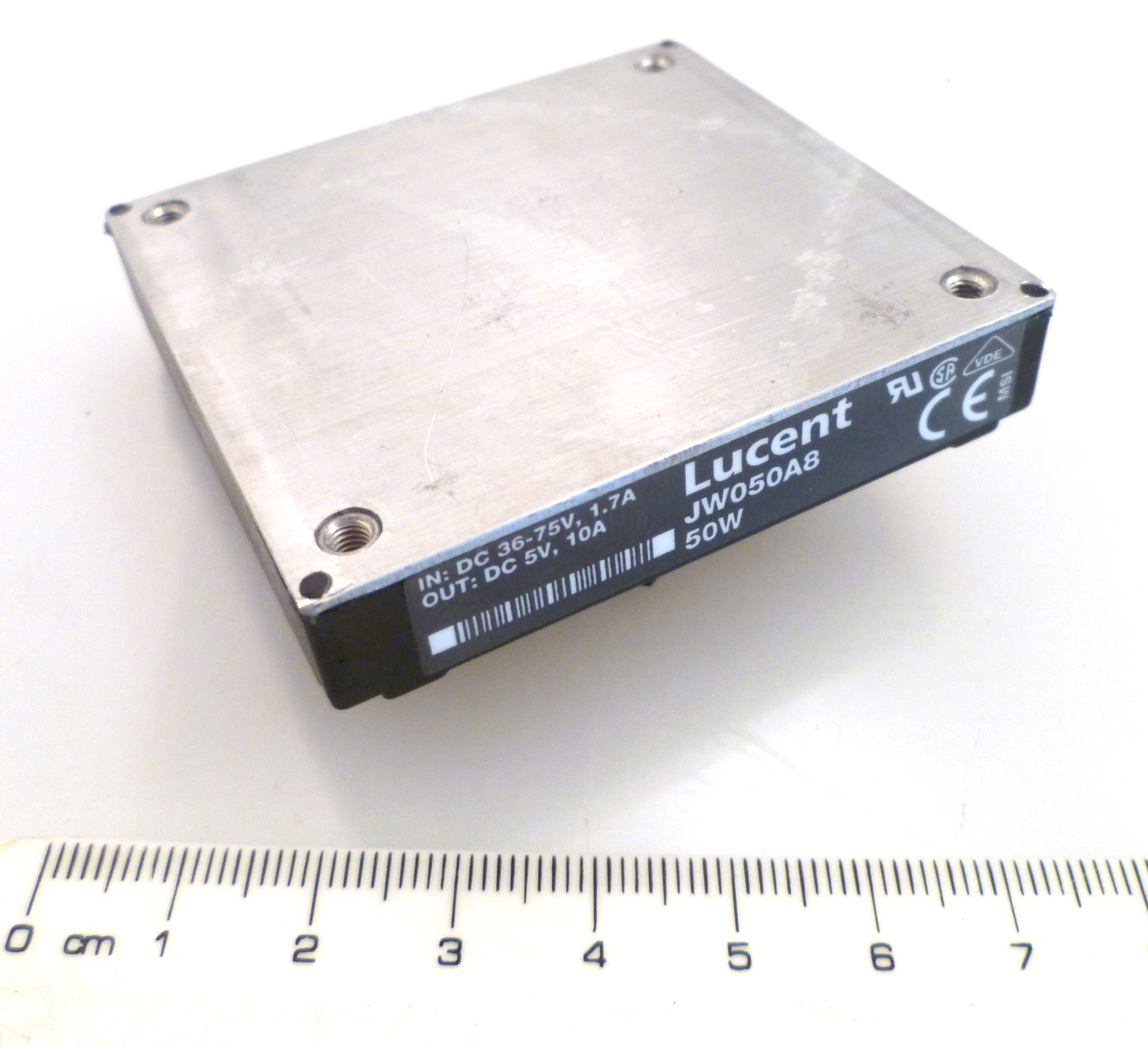 Lucent JW050A8 Dc-Dc Converter Input 36-75Vdc 1.7A OUTPUT 5Vdc 10A EBL ...