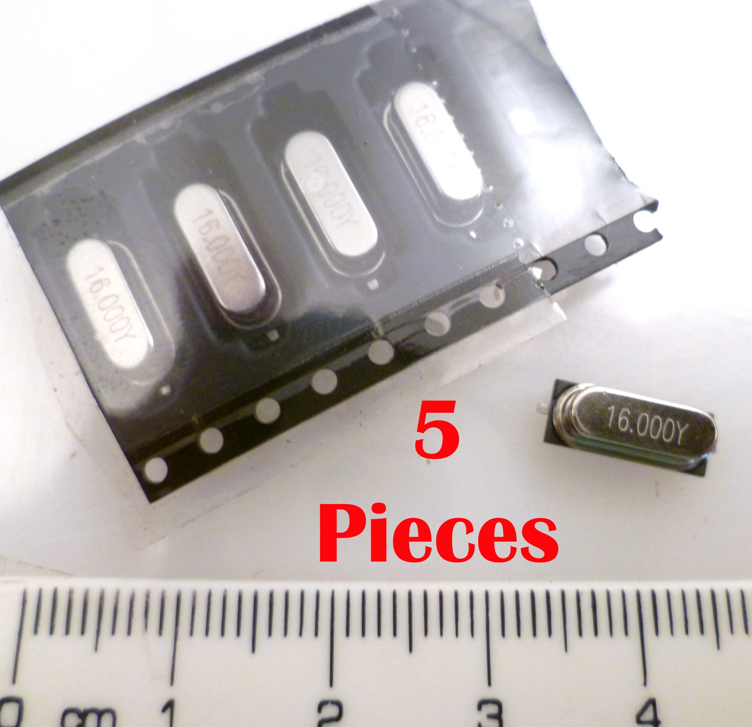 Yoketan R49 16MHz 16pF/15ppm SMD Crystal 2-Pin 5 Pieces OMA046XXXO ...