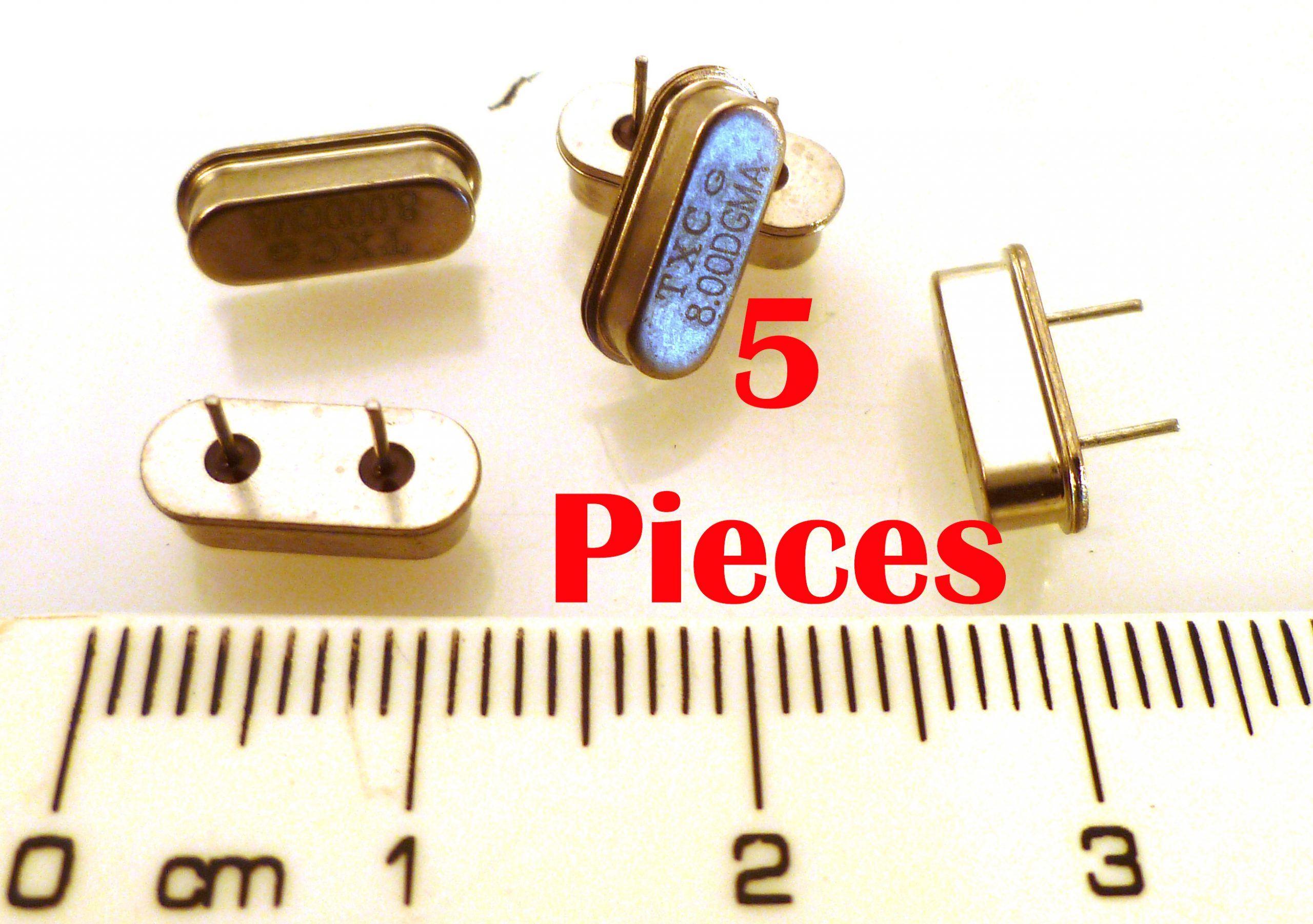 TXC DIP HC-49/S 8MHz 10pF/20ppm Crystal 2-Pin 5 Pieces OM1110H | Rich ...