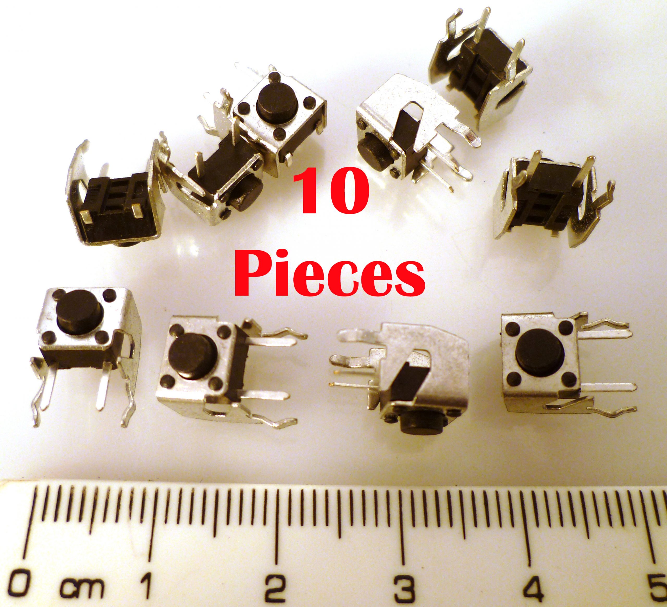 Hua Jie TSVB-1L Tactile Switch R/Angle PCB Mount SPST 10 Pieces OM0779H ...