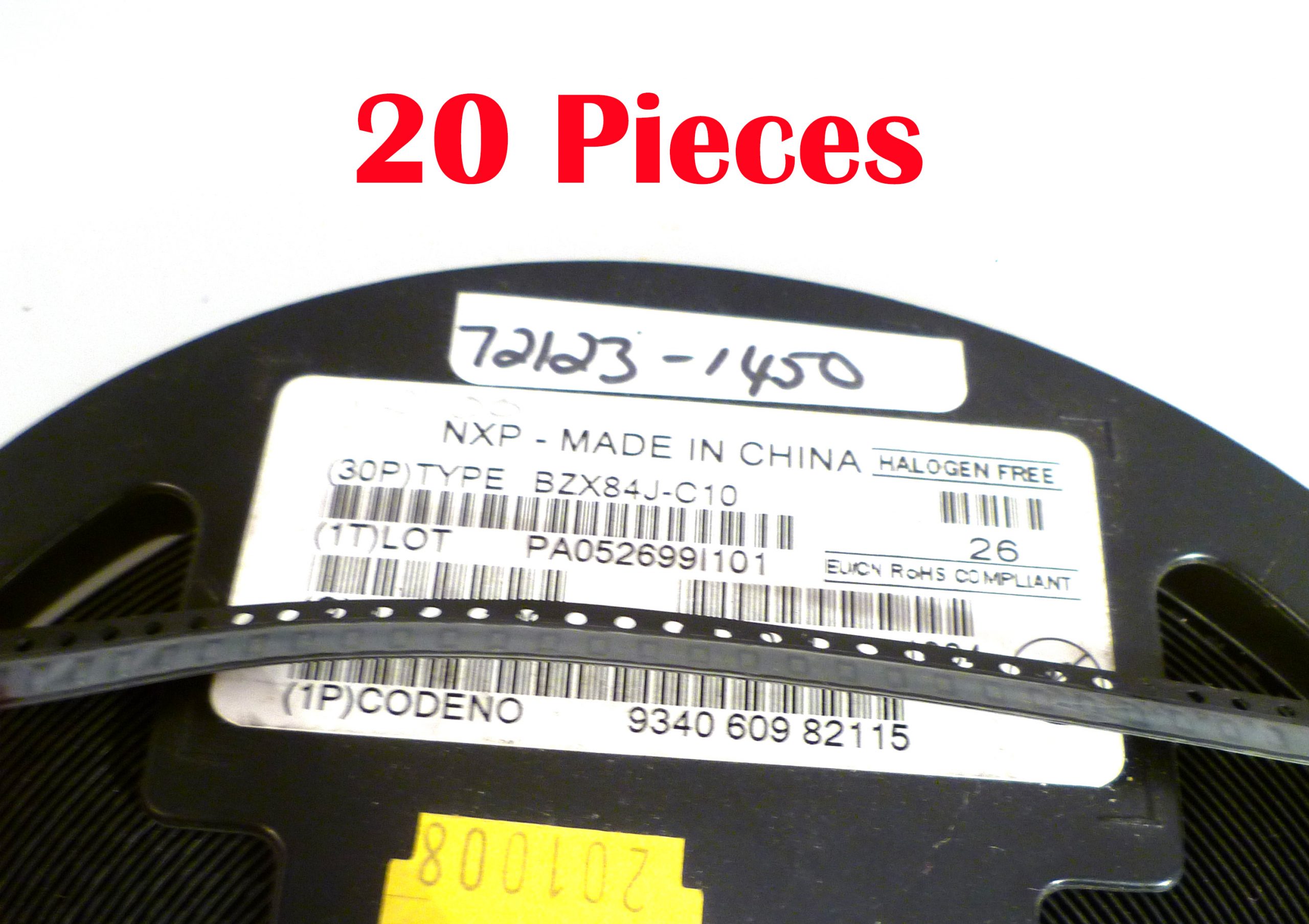 NXP BZX84J-C10 Zener Diode 10V 550mW SOD-323F 20 Pieces OM0928Z9 | Rich Electronics