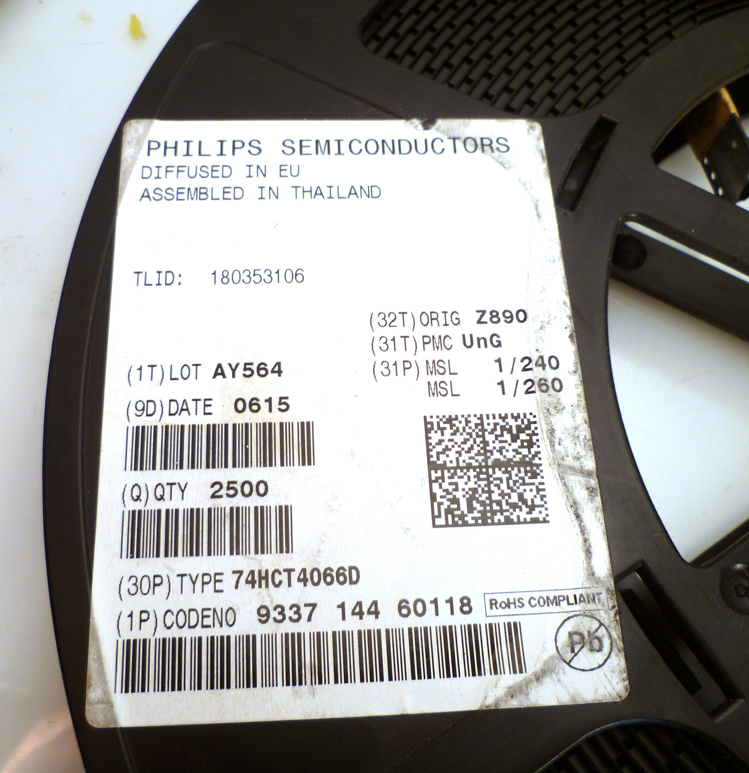 Philips 74HCT4066D High-Speed Si-Gate CMOS Device SSOP14 OT0046 | Rich ...