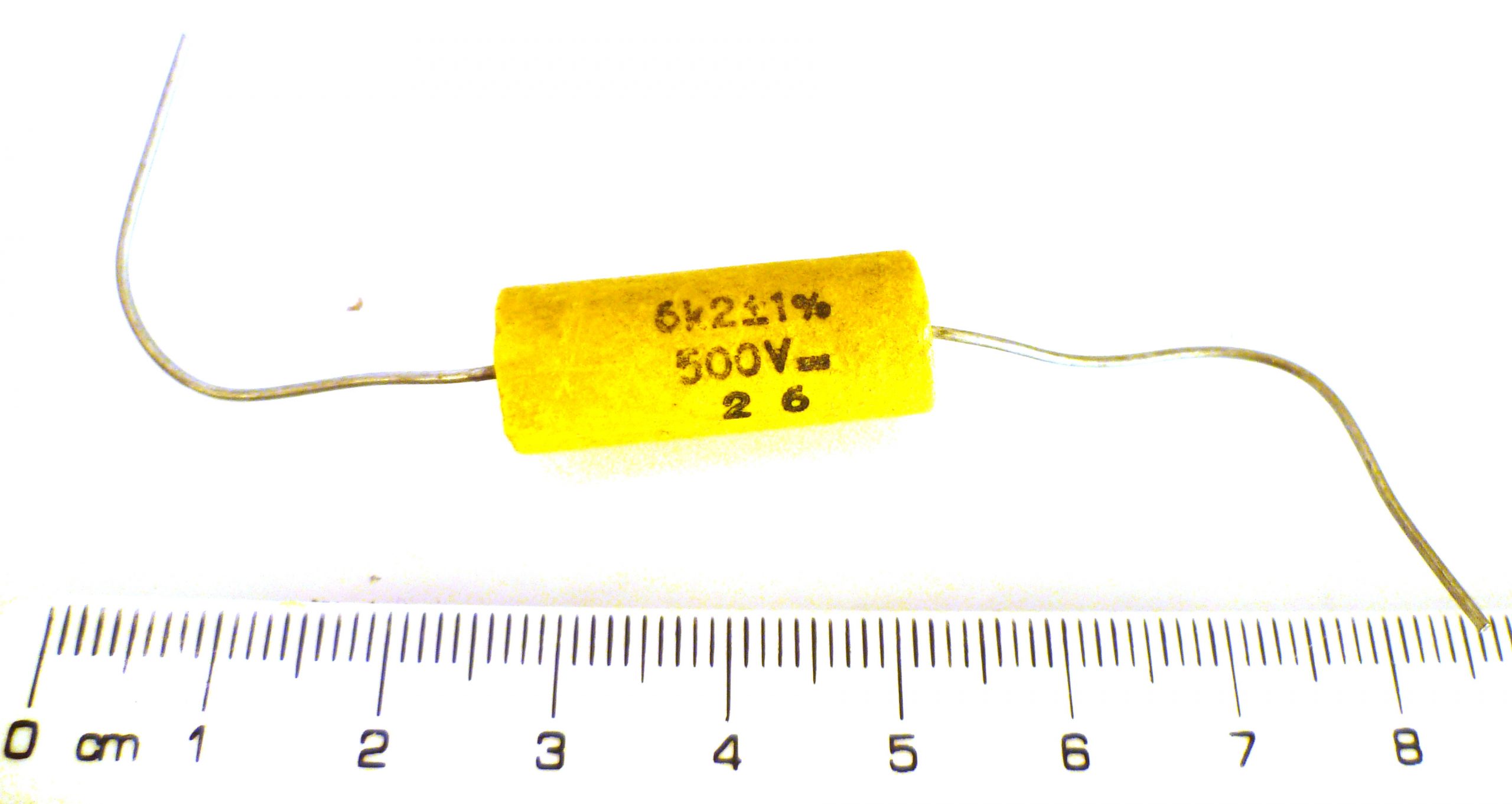 Philips Mini Poco Capacitor Moulded Polystyrene 6.2nF 500V 1% Axial ...