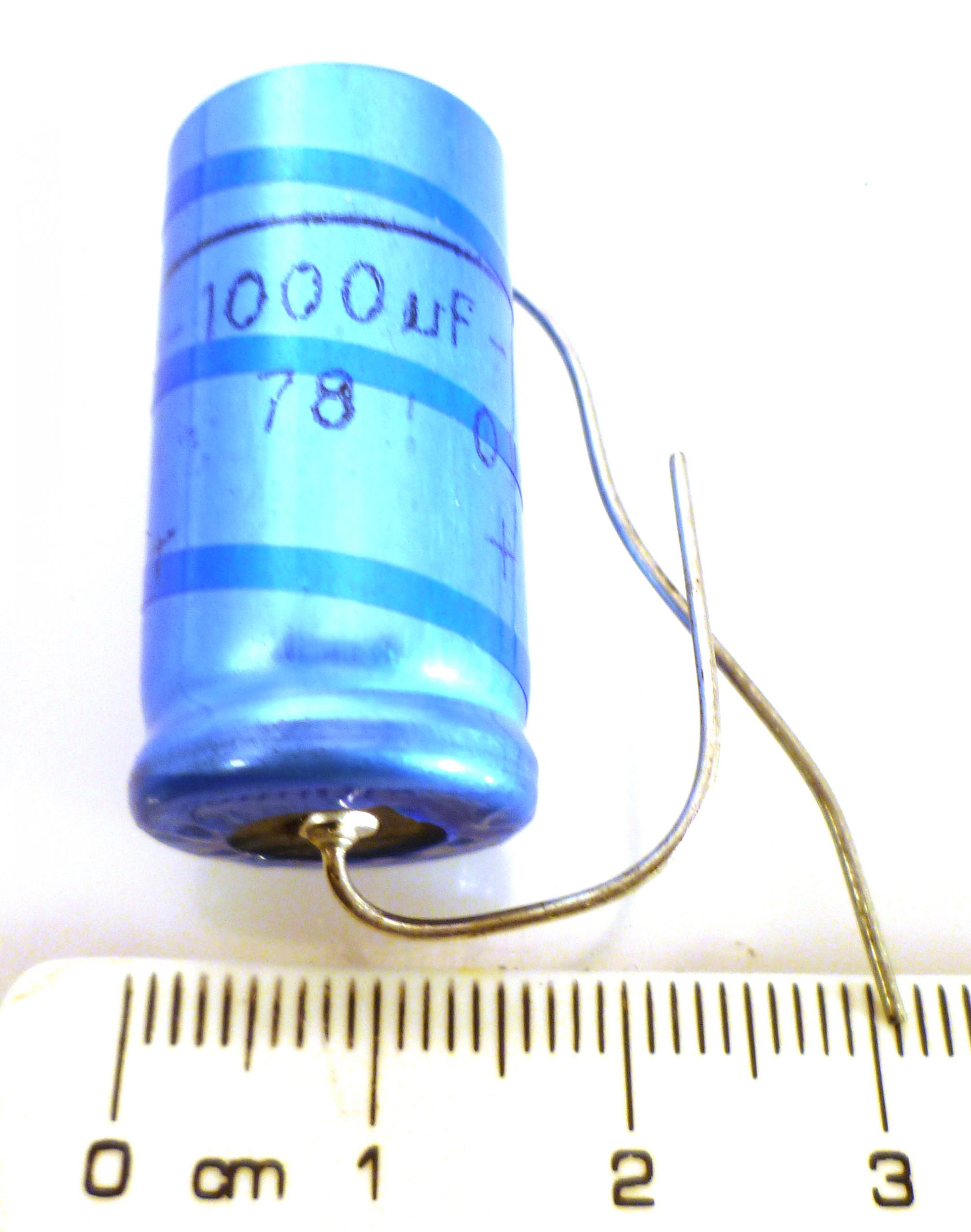 BC 017S Electrolytic Capacitor 1000uF 16V Axial OL0458B | Rich Electronics