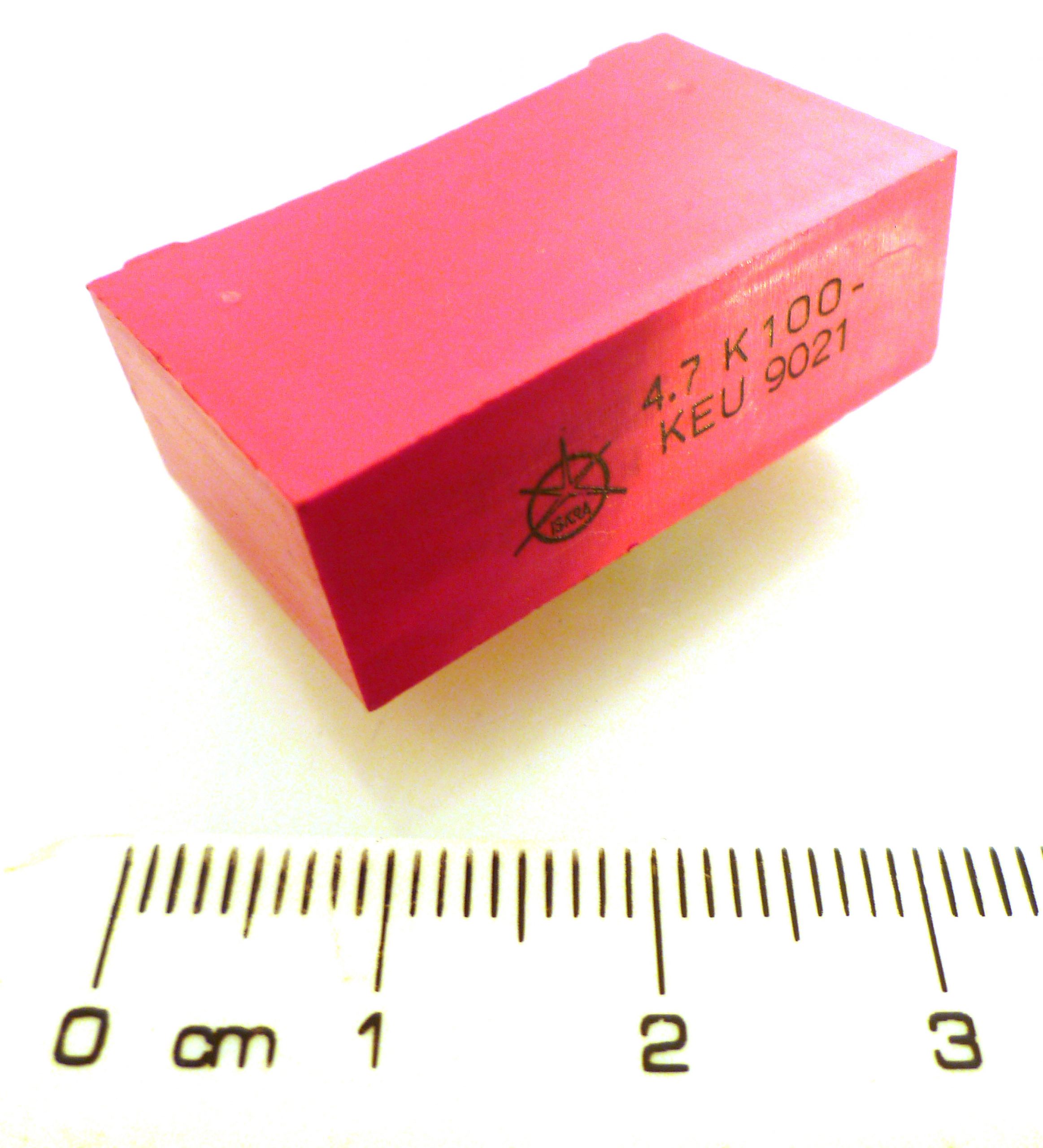 Iskra Metallized Polyester Capacitor MKT 4.7uF 10% 100V OL0323B | Rich ...