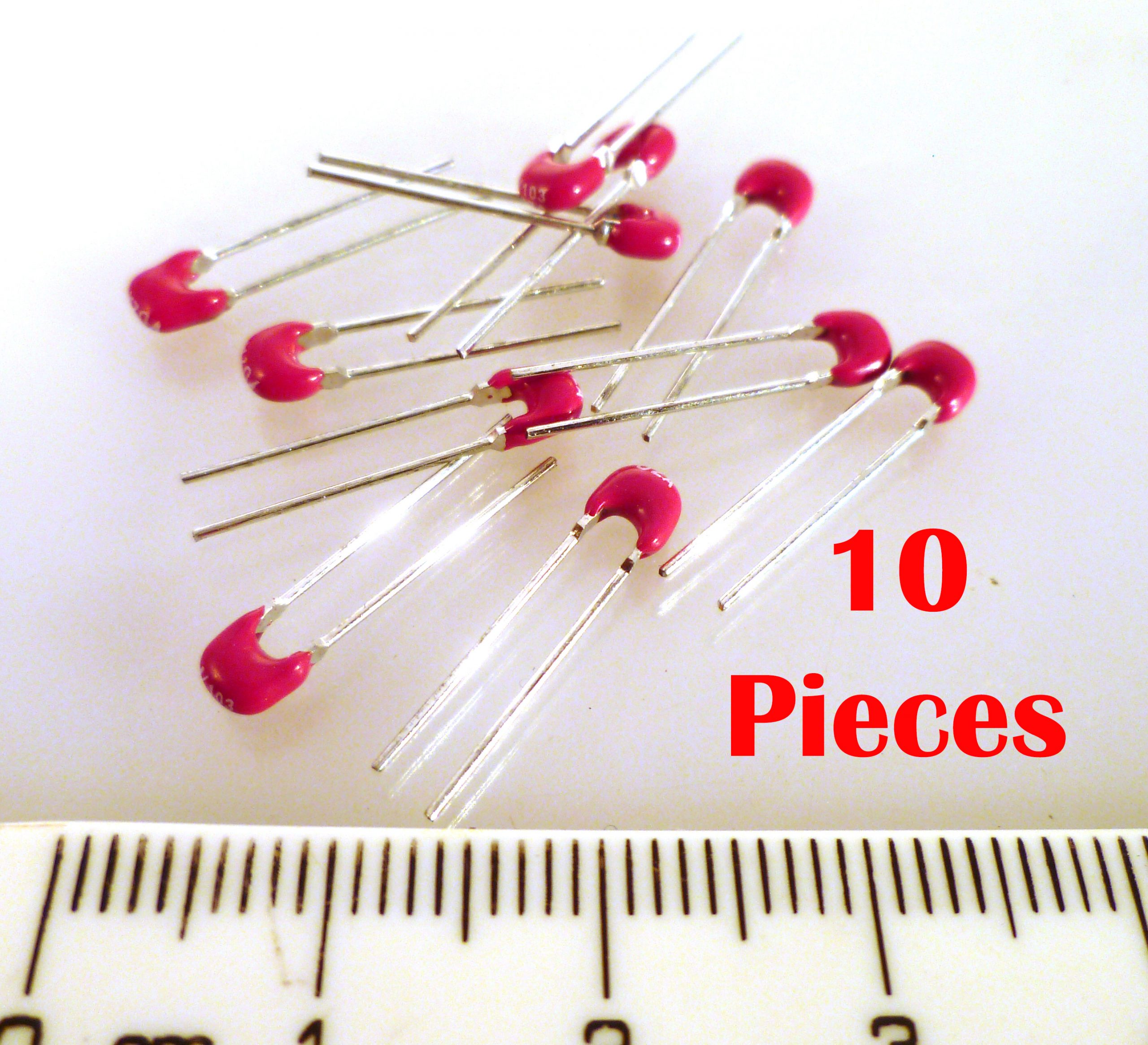 Radial Ceramic Decoupler X7R Capacitor 10nF 50V 10 Pieces OL0323E ...