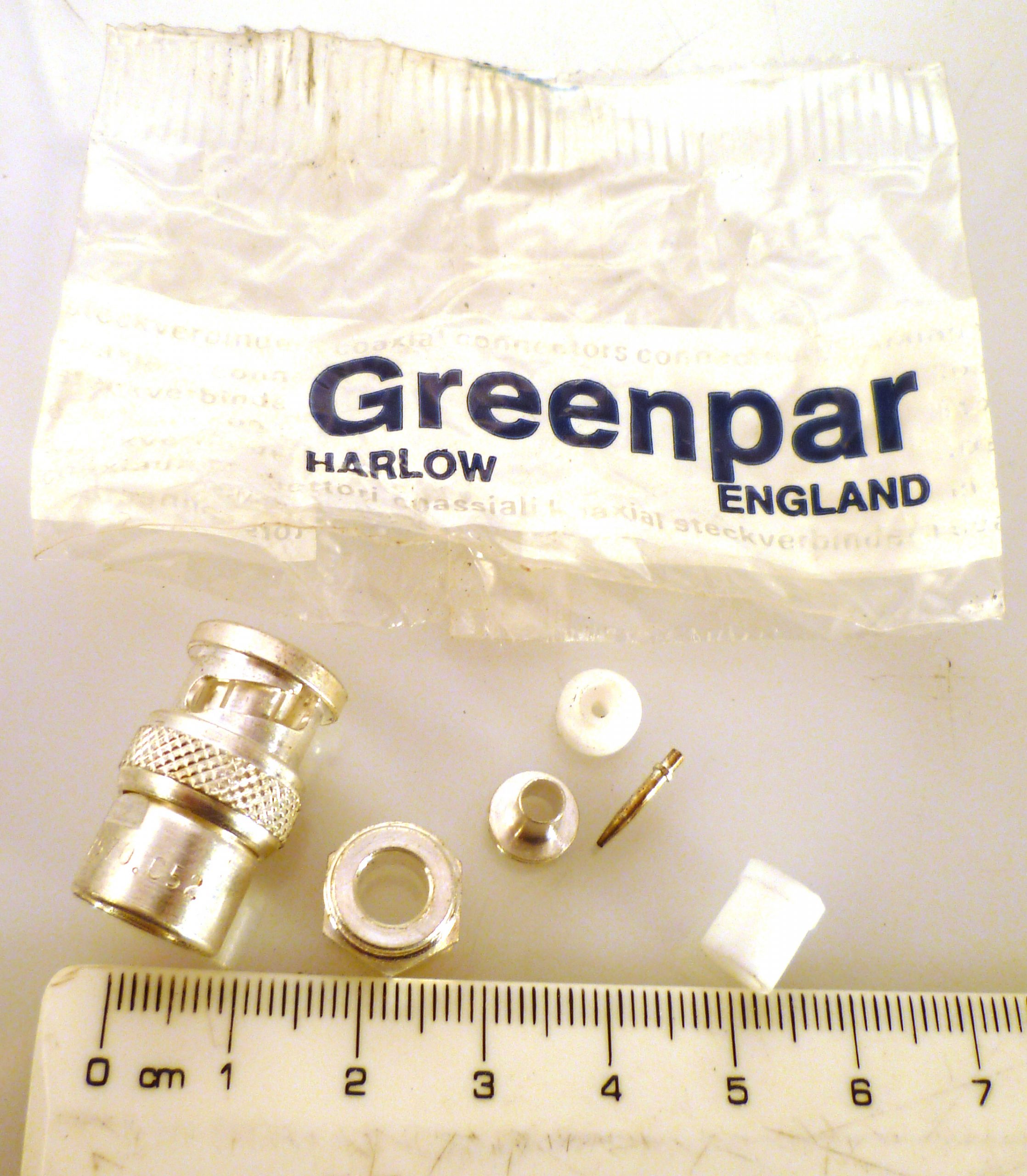 Greenpar GE37570.C52 50 Ohm BNC Cable Socket Silver Plated MBBG3Y ...