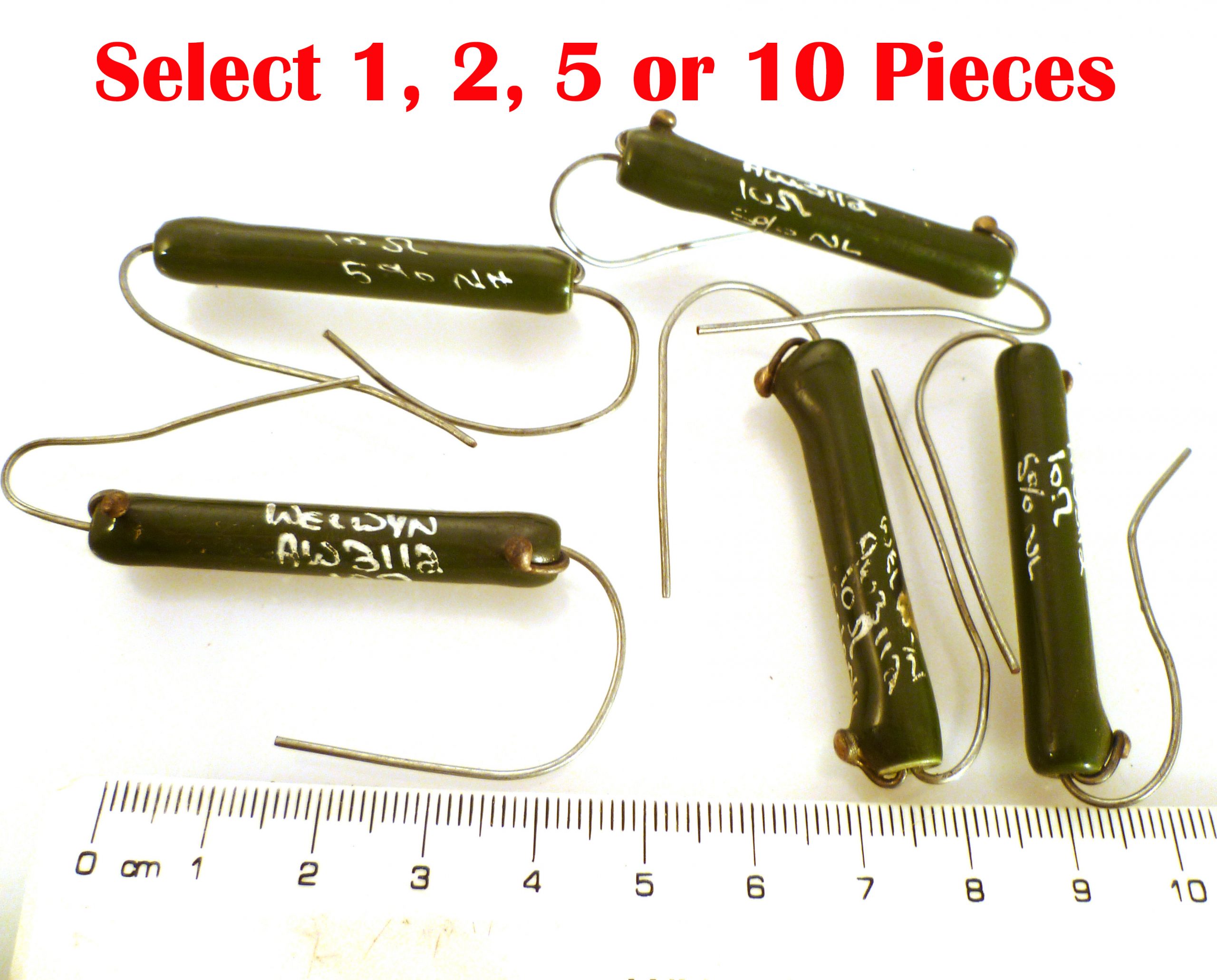 Welwyn AW3112 Wirewound Vitreous Enamel Resistor 12Watt 10 OHM 5% MBL3 ...