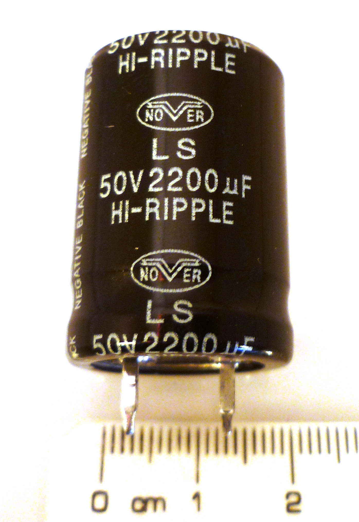 Nover RLS9GB407 Radial Electrolytic Capacitor Hi Ripple 50v 2200uf ...