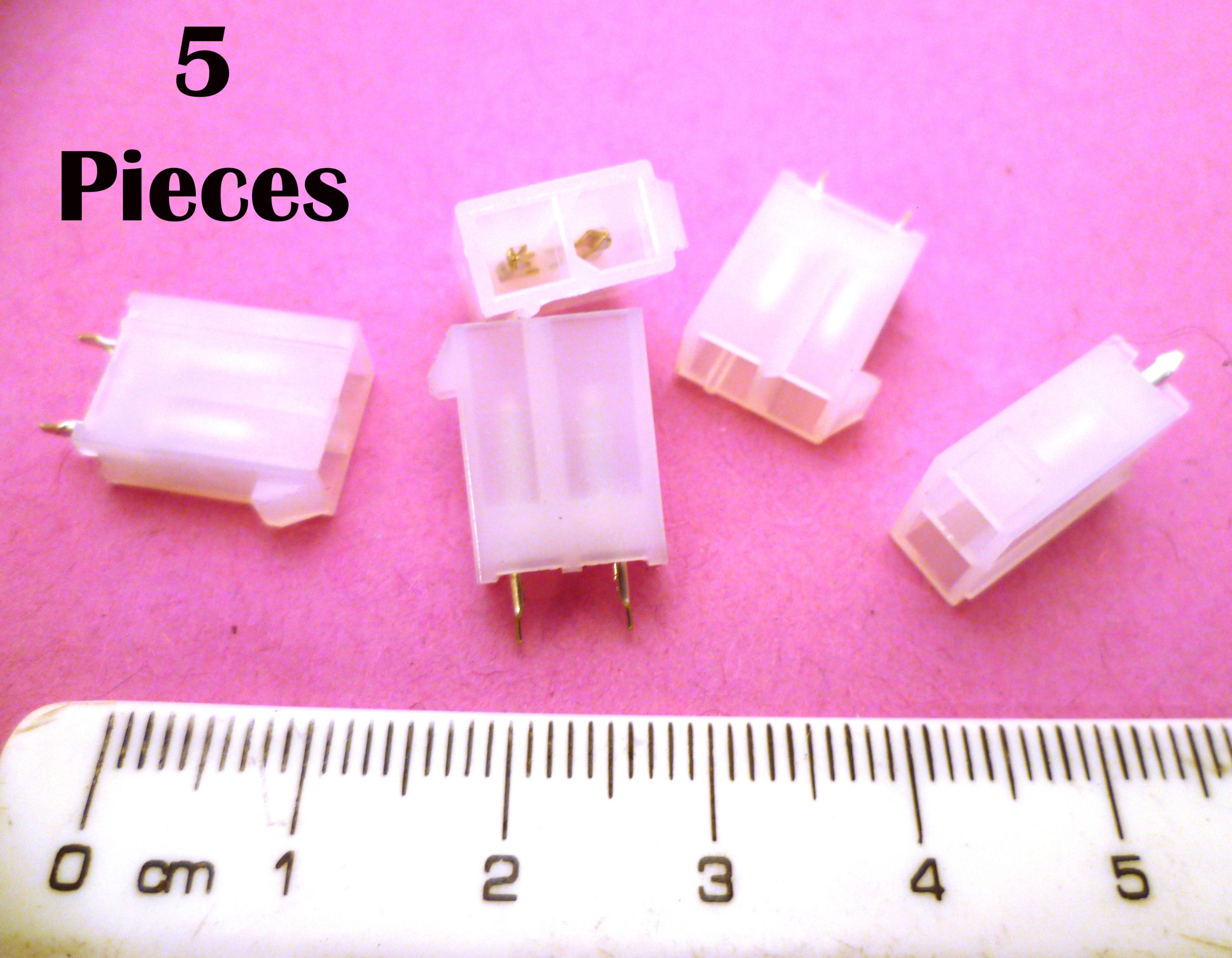 Molex 39281023 Mini-Fit Jr. Locking Vertical Header 2 Way 5 Pieces ...