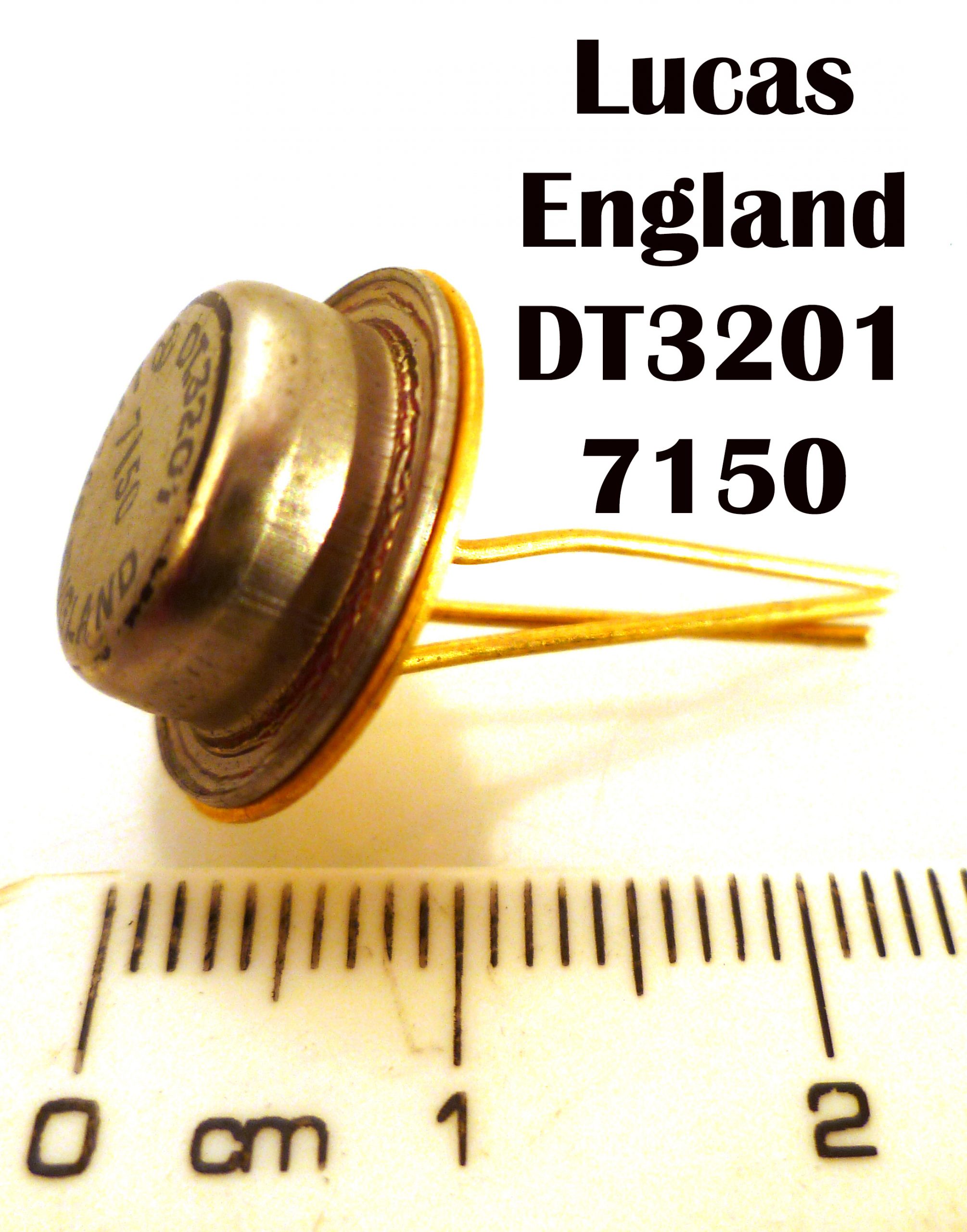 Lucas DT3201 15 Watt Medium-Power NPN Silicon Transistor 1970's OM0127E ...