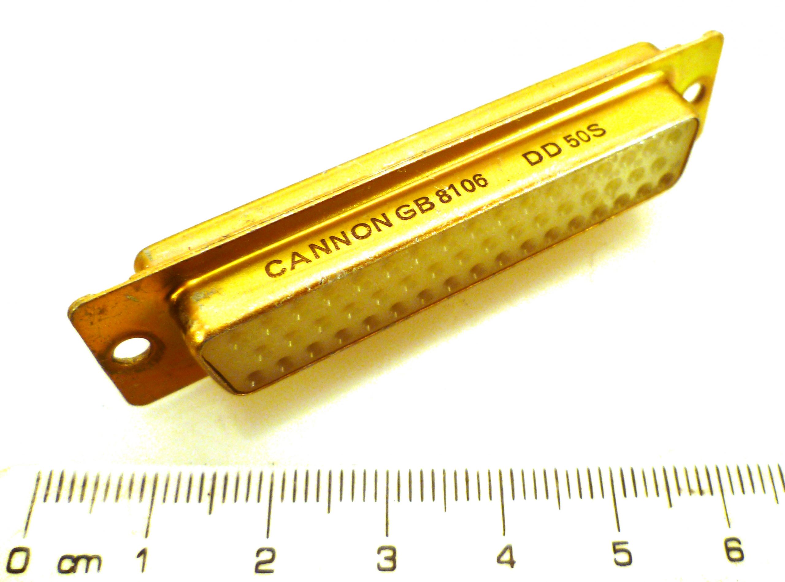 Cannon DB50S 50 Contact D Type Panel Mount Solder Socket MBF005A | Rich ...