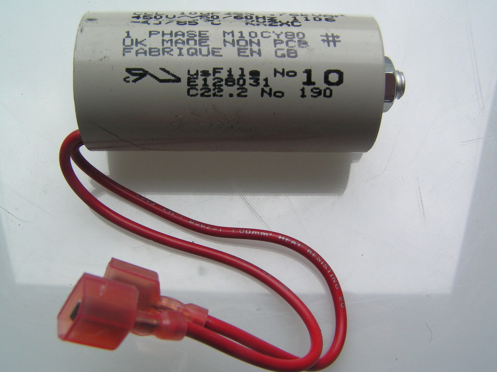 CCL Motor Start Capacitor 10uf 5% 450VAC MBM3-02 | Rich Electronics