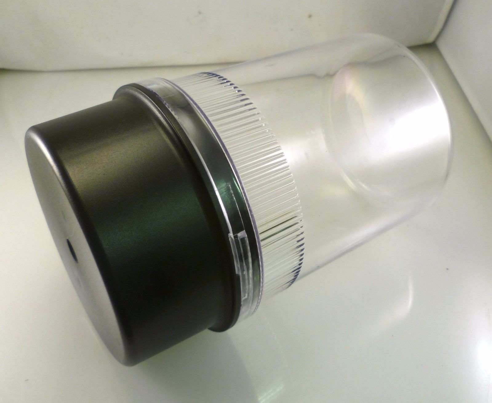 Moflash Emergency Flashing Light H/sing Black Base Clear Plastic Top ...