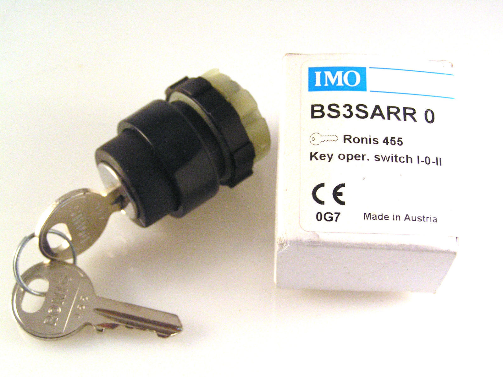 IMO BS3SARR 0 Key Operated Switch Ronis 455 Key Suit IMO B3 Switches ...