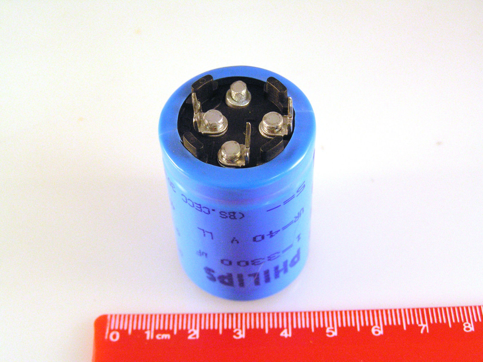 Philips 2222 050 57332 40V 3300uf -40+85'C Electrolytic Capacitor ...