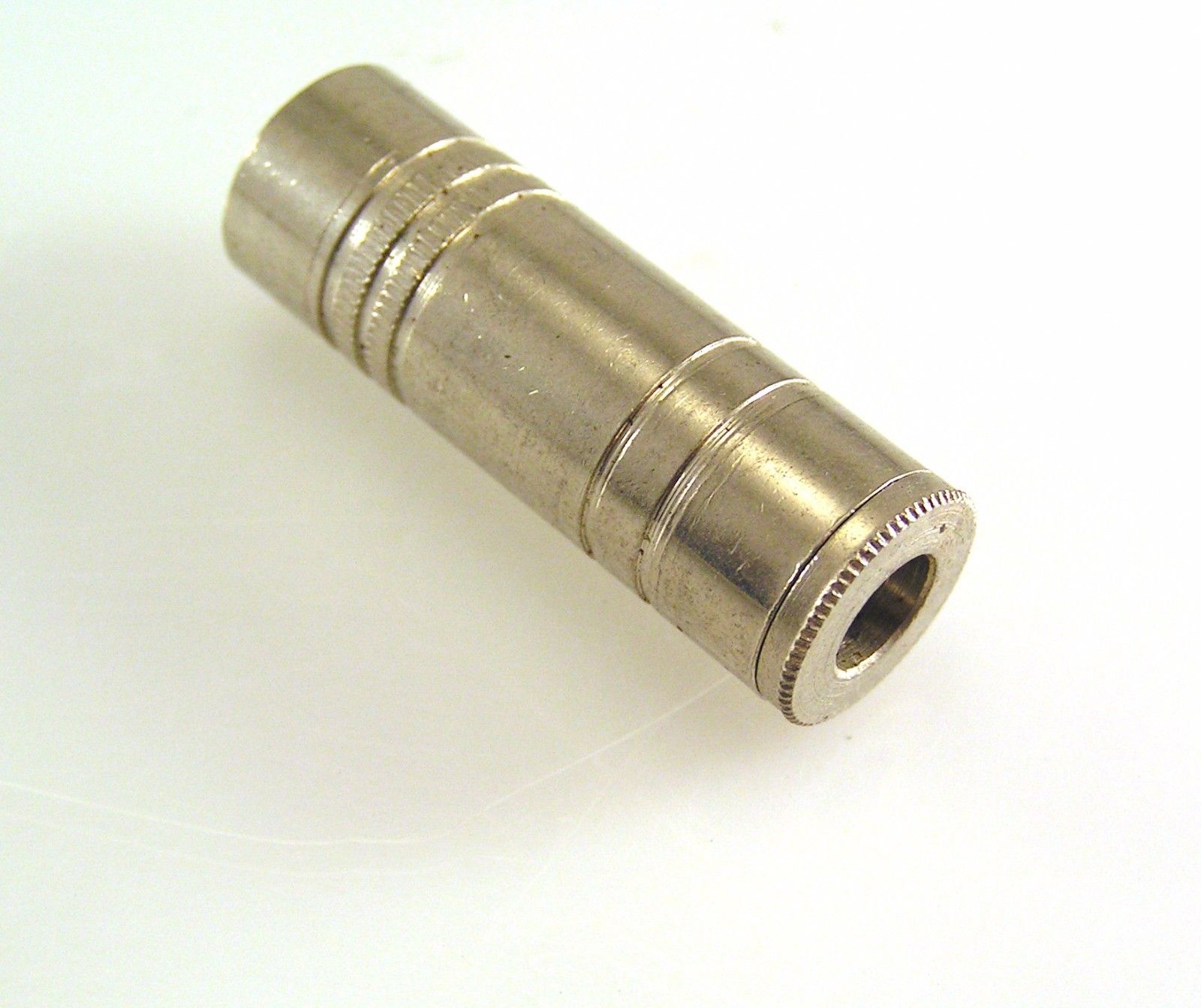 Mono 6.35mm Jack Socket in Line Nickel Plated Brass OM0885 | Rich ...