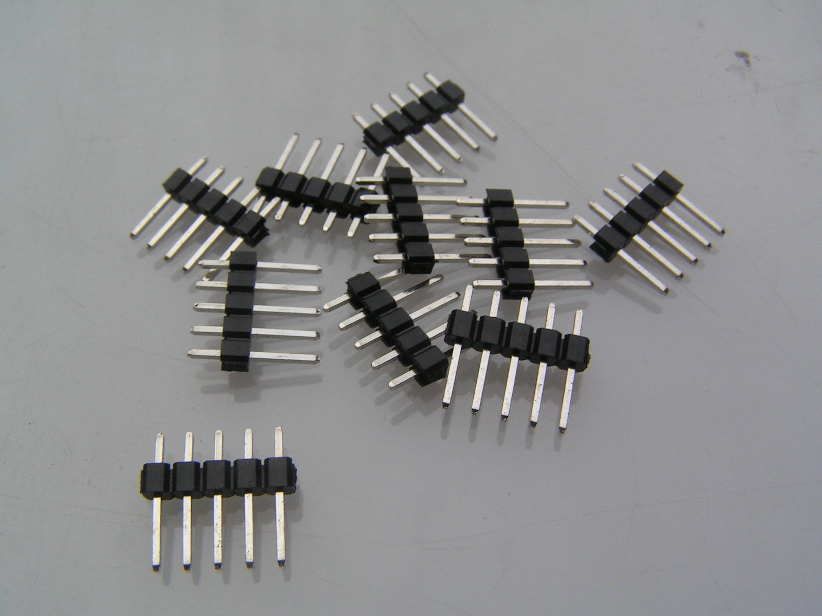 5 Way Easy Snap Pin Header Plug Single in Line 10 pieces OM0969 | Rich ...