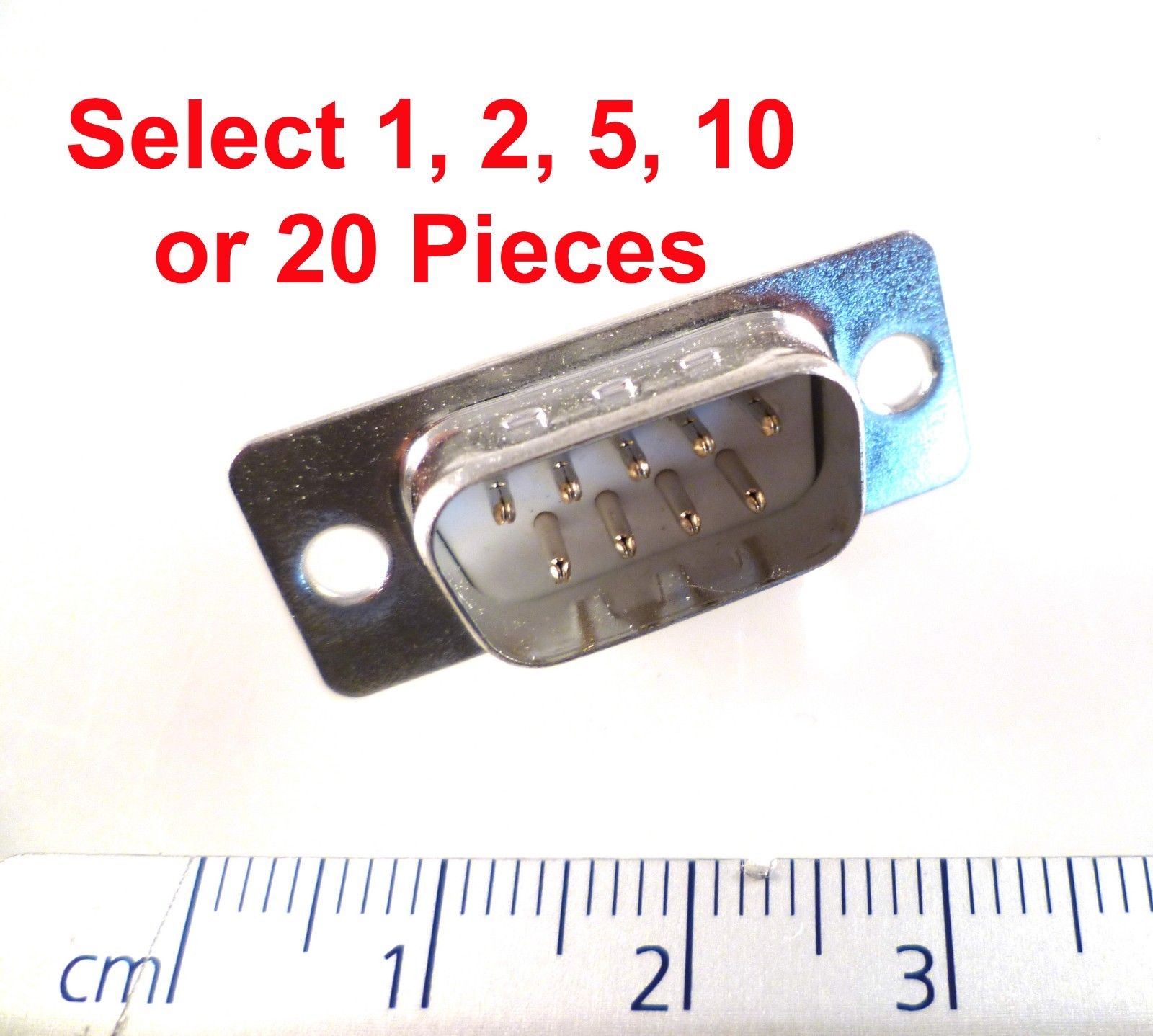 D Type Connector 9 Way Plug Solder Bucket Contacts OM0241 | Rich ...