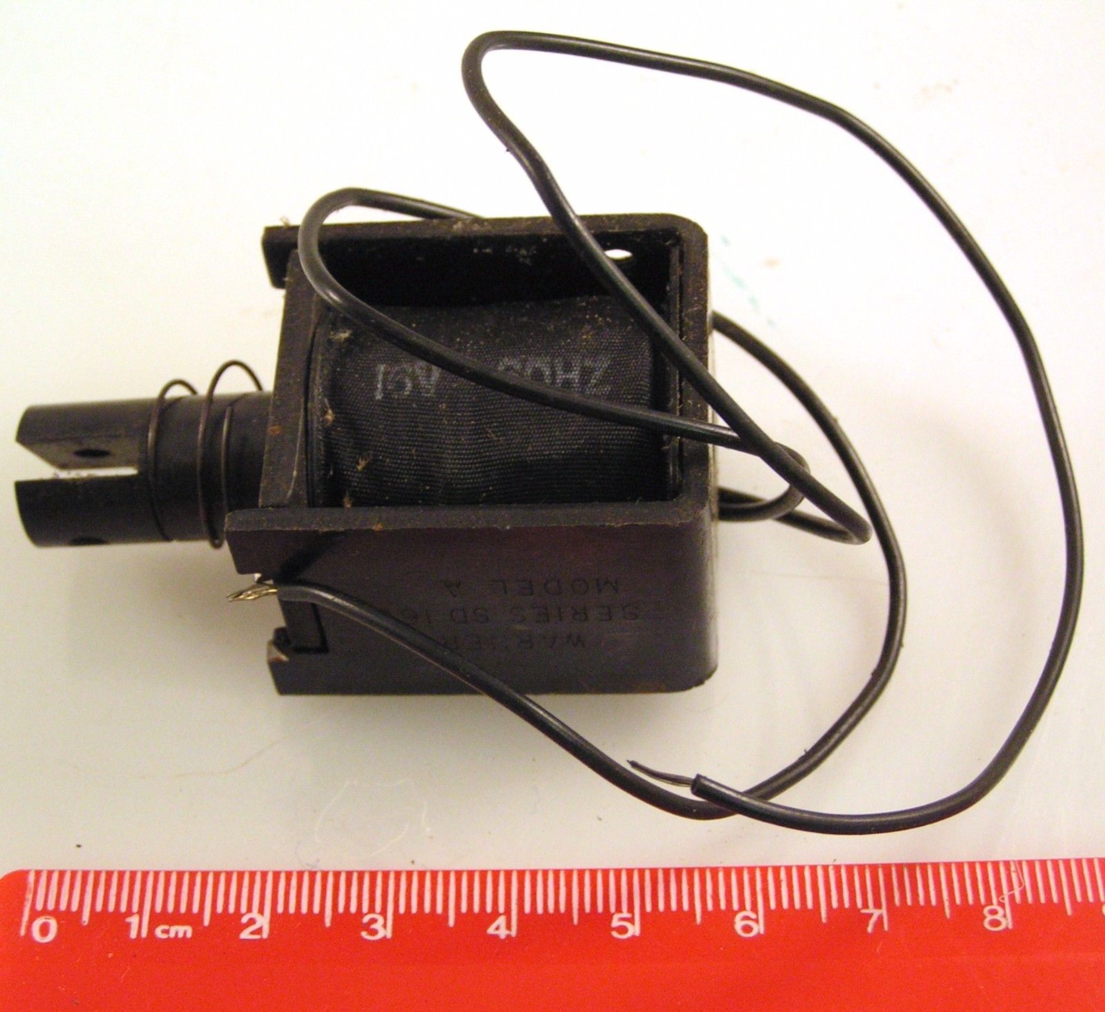 Warner Series SD 166 Mod A Solenoid 16VDC 50/60HZ Spring Loaded OM0943 ...